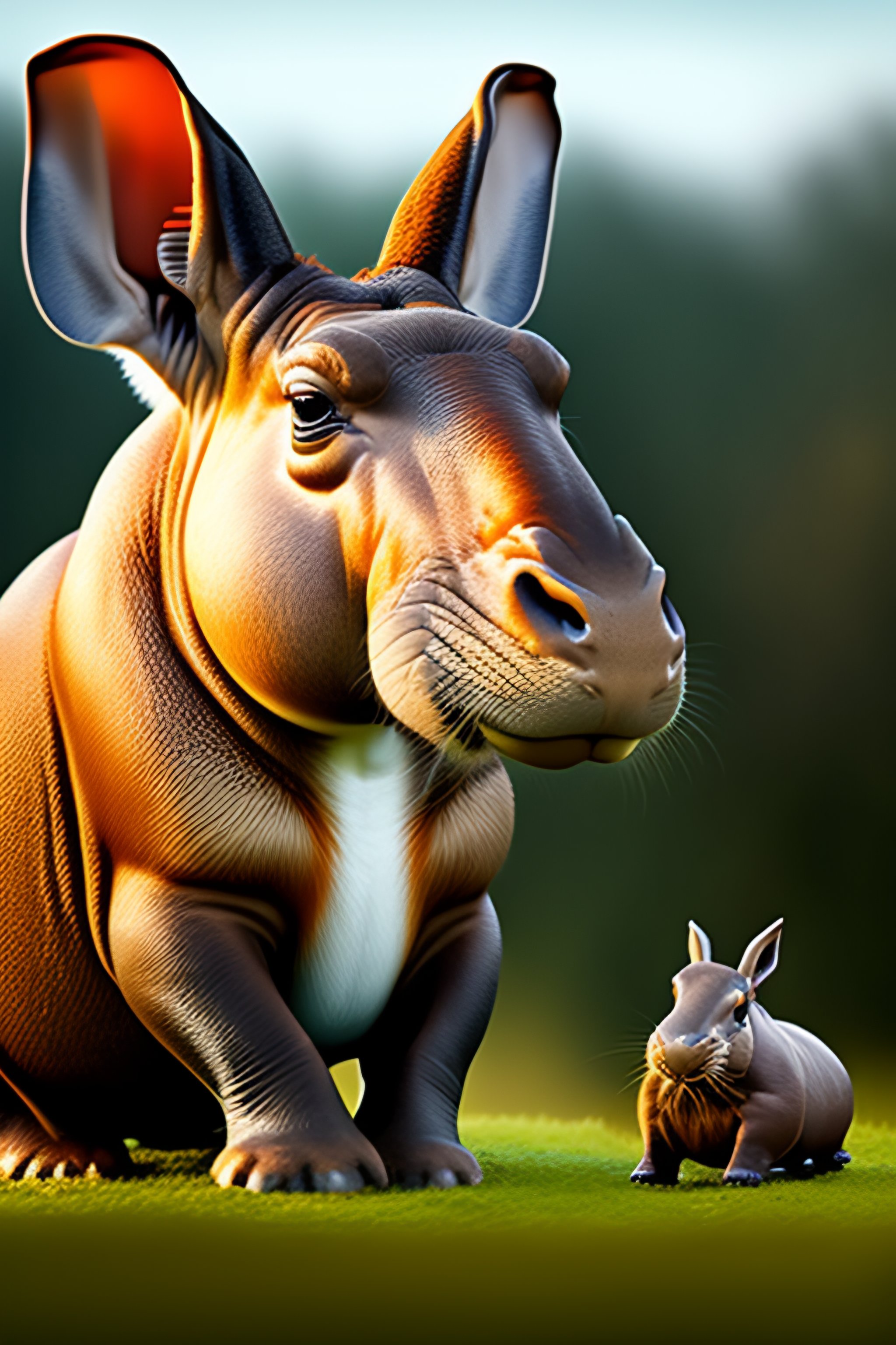 Lexica - Mixing a hare with a hippopotamus so that it has 3 wings