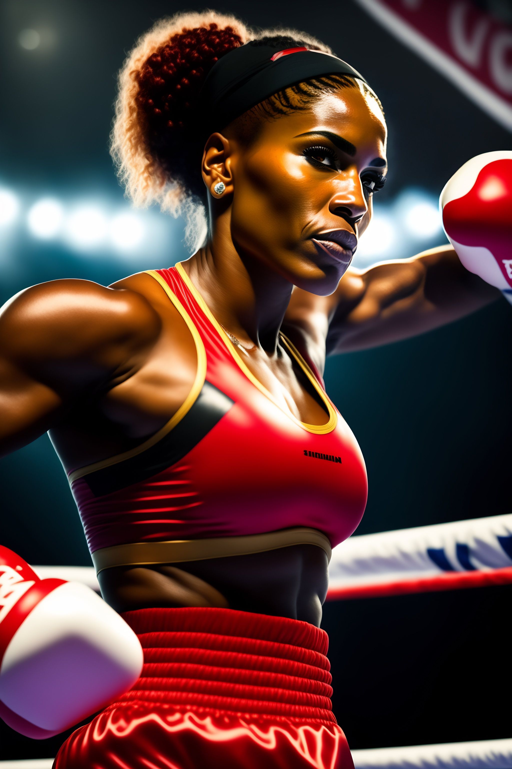 Lexica - Cuban boxing woman