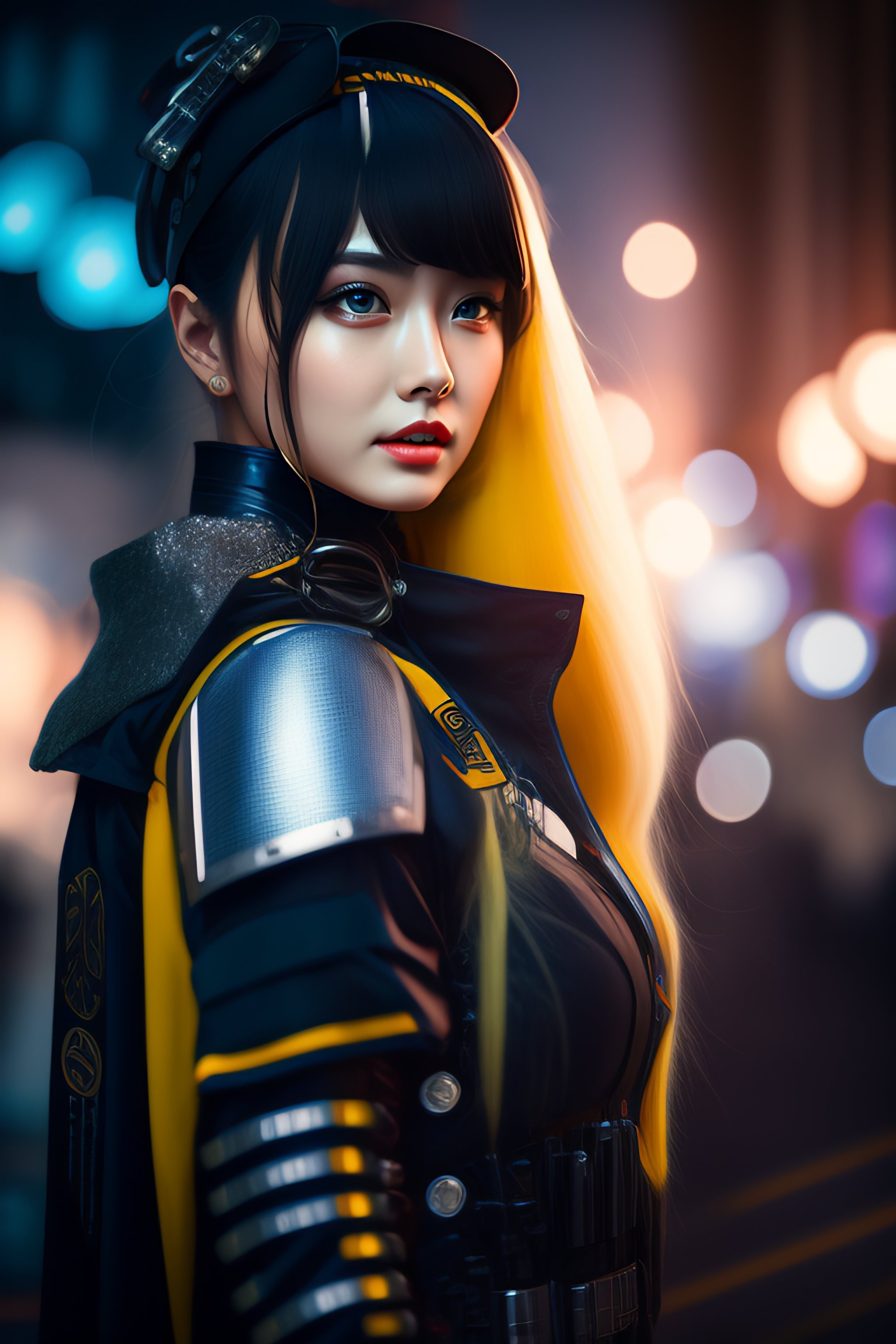 Lexica - Photoreal, cosplay, Cosplayer, cyber punk, Kanna Hashimoto ...