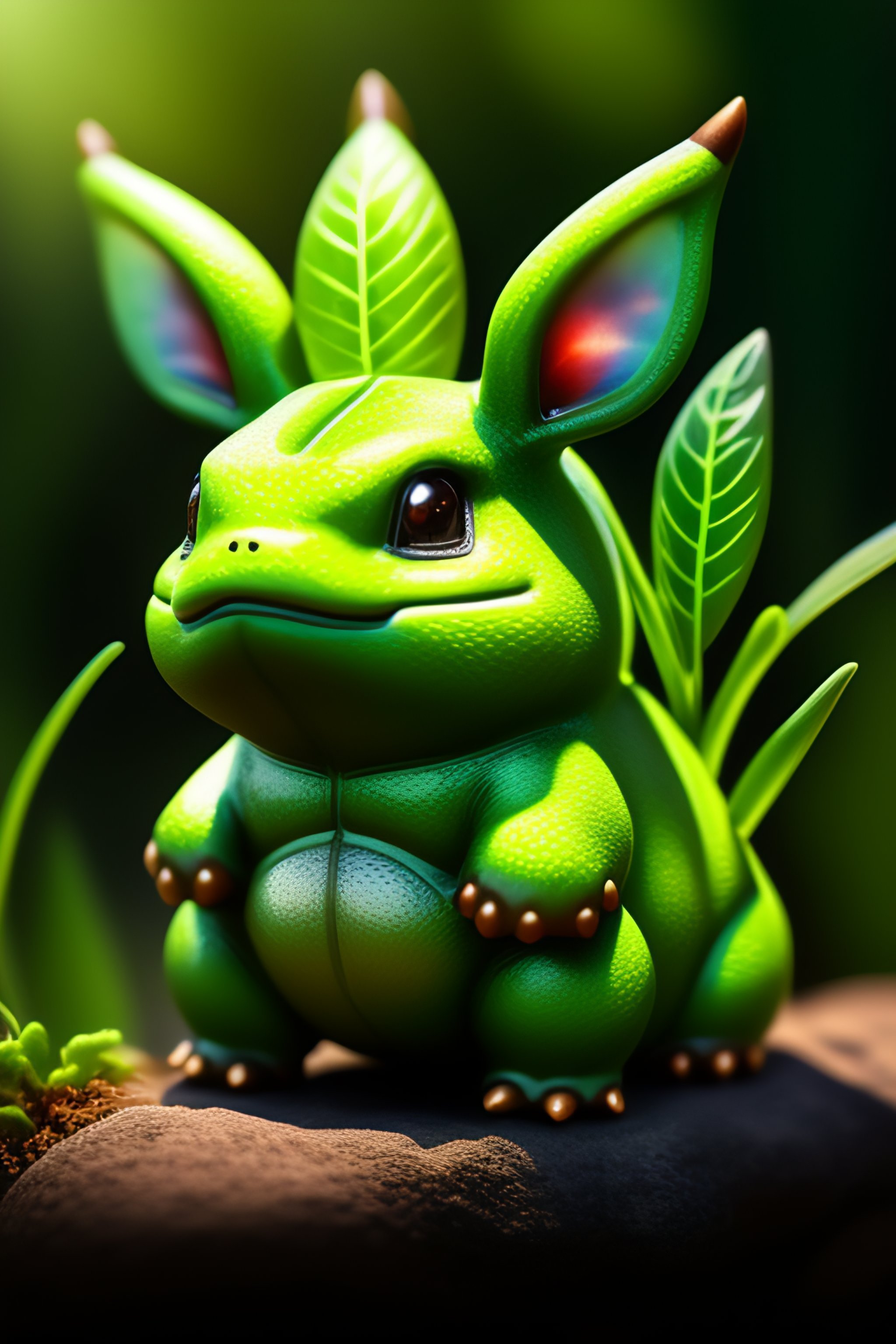 Lexica - A single bulbassaur pokemon art of intricate complexity, in ...