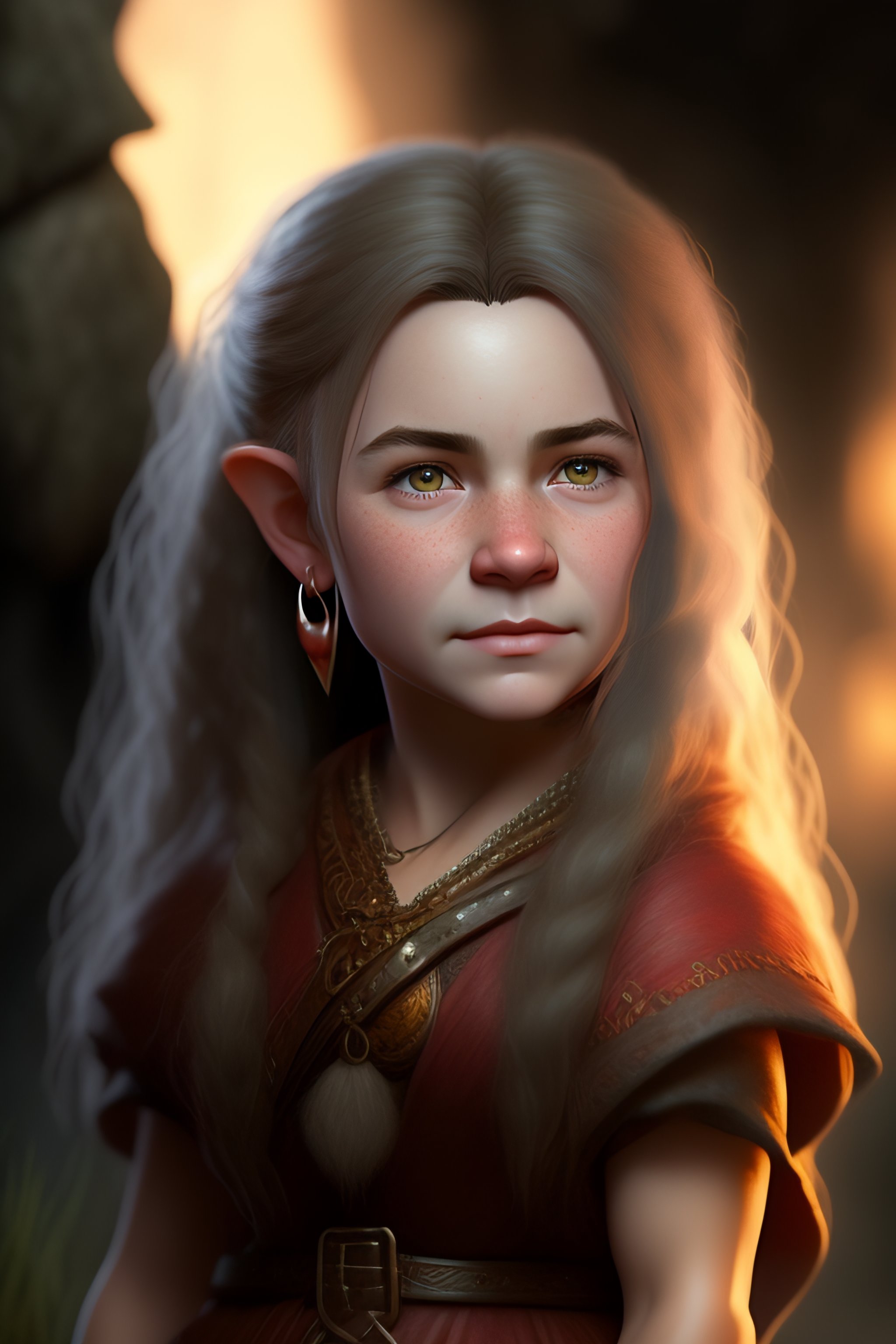 Lexica - An old and chuby halfling witch with little hair and pale ...