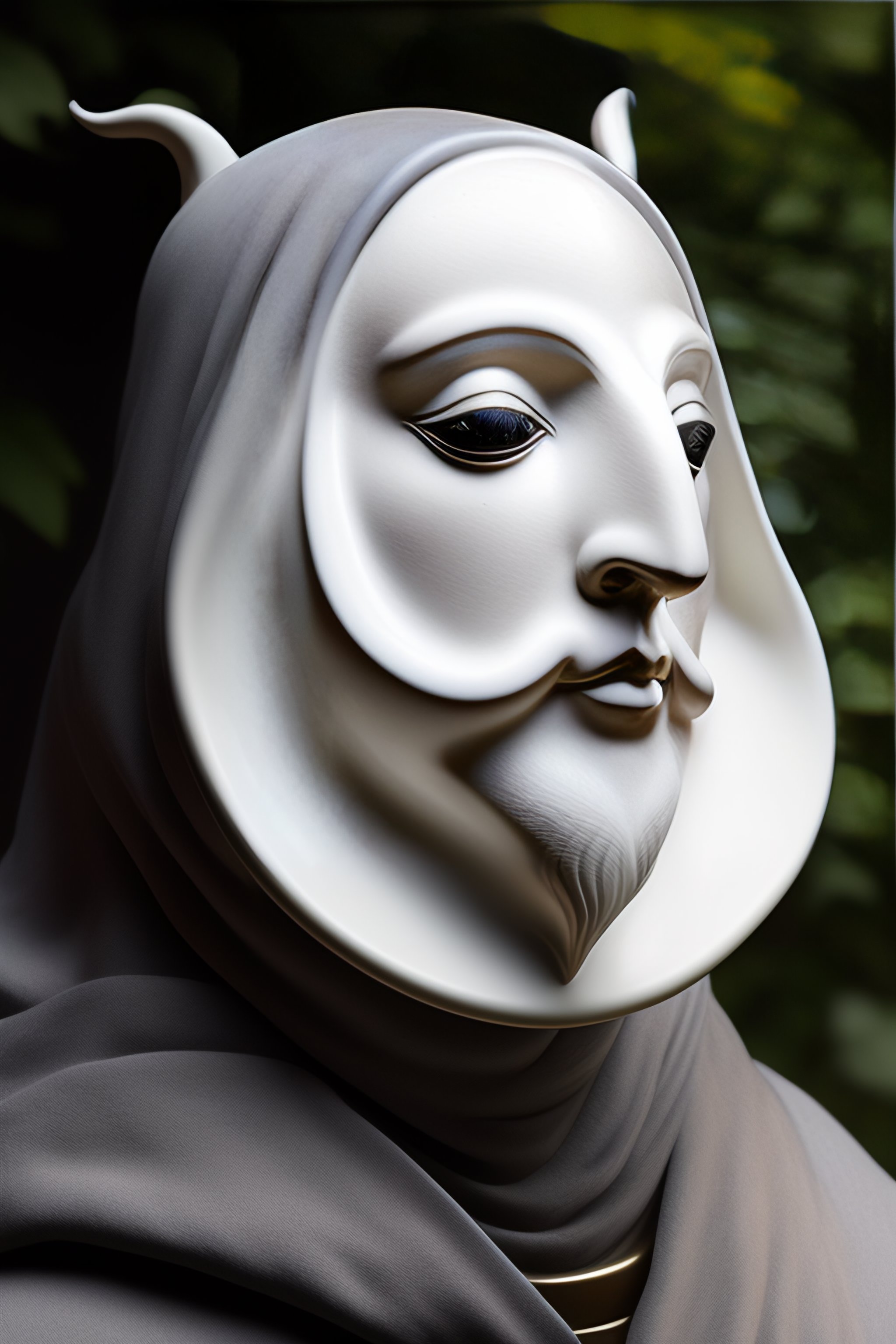 Lexica - Space mosquito wizard in grey cloak, long nosed white ...
