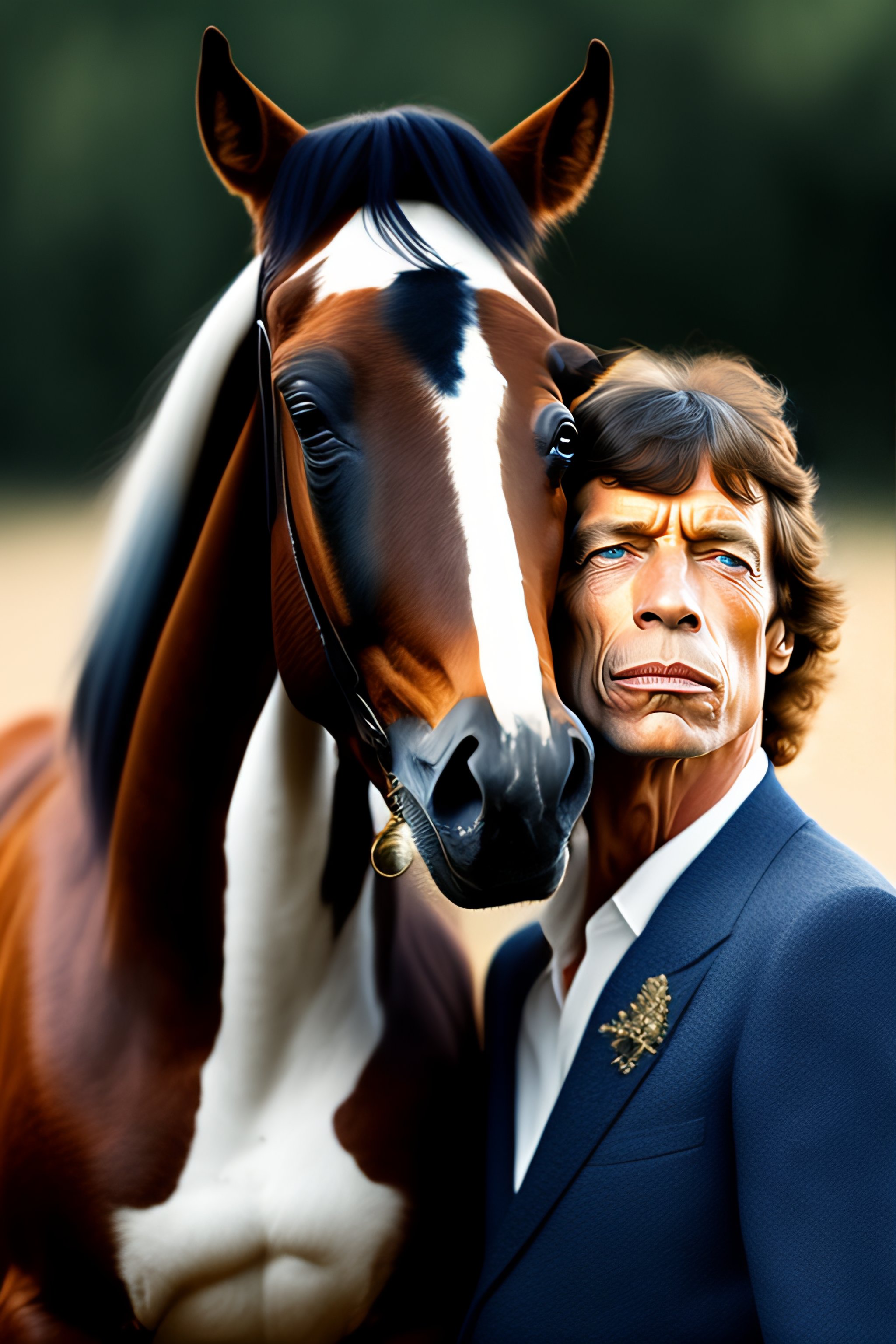 Lexica - Photo of Mick jagger and horse