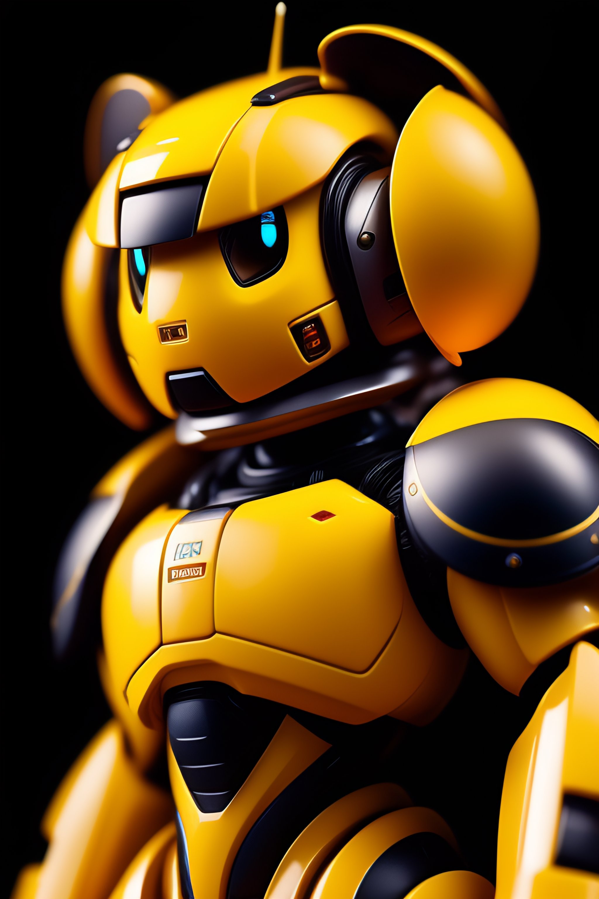 Lexica - A real life portrait of metabee from medabot