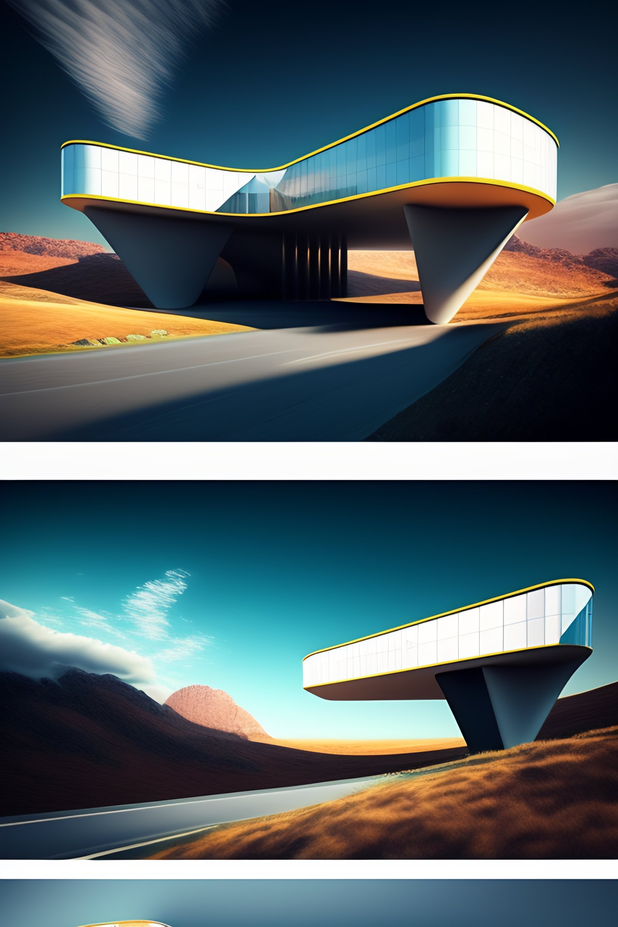 Lexica - New architecture that becomes popular in 2050 with a highway ...