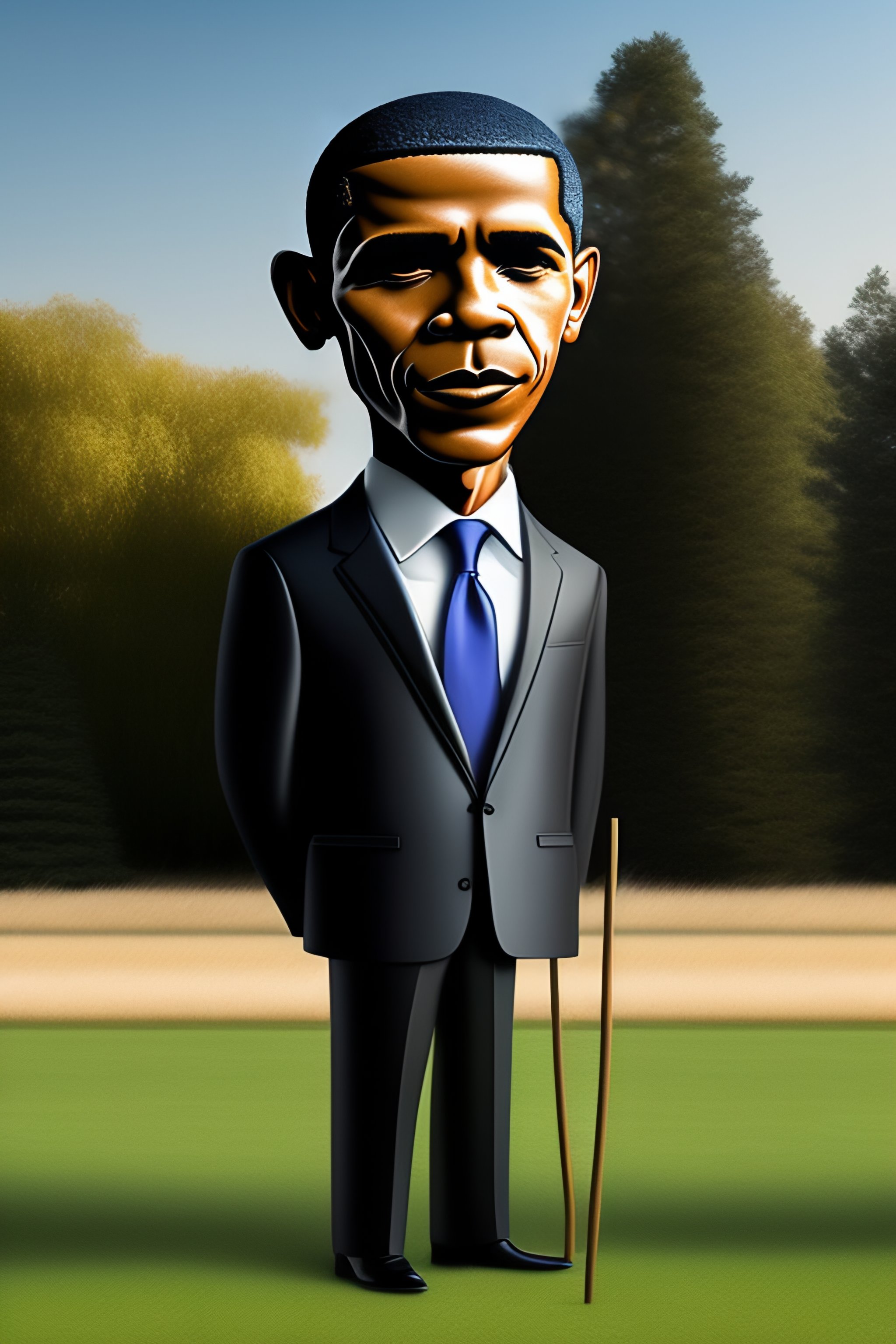 Lexica - A stick figure that looks like obama