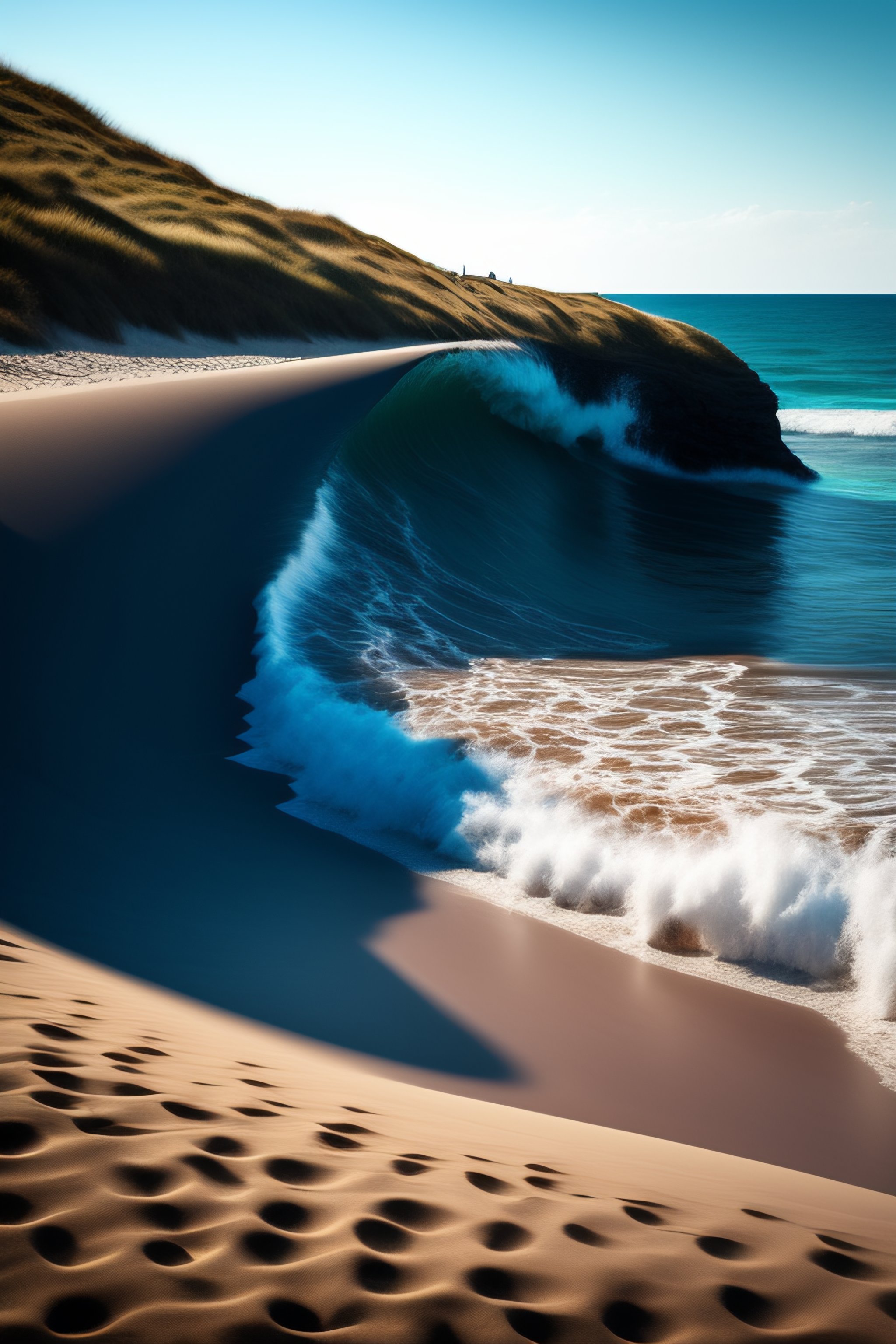 Lexica - Real photo of duda matte on the beach