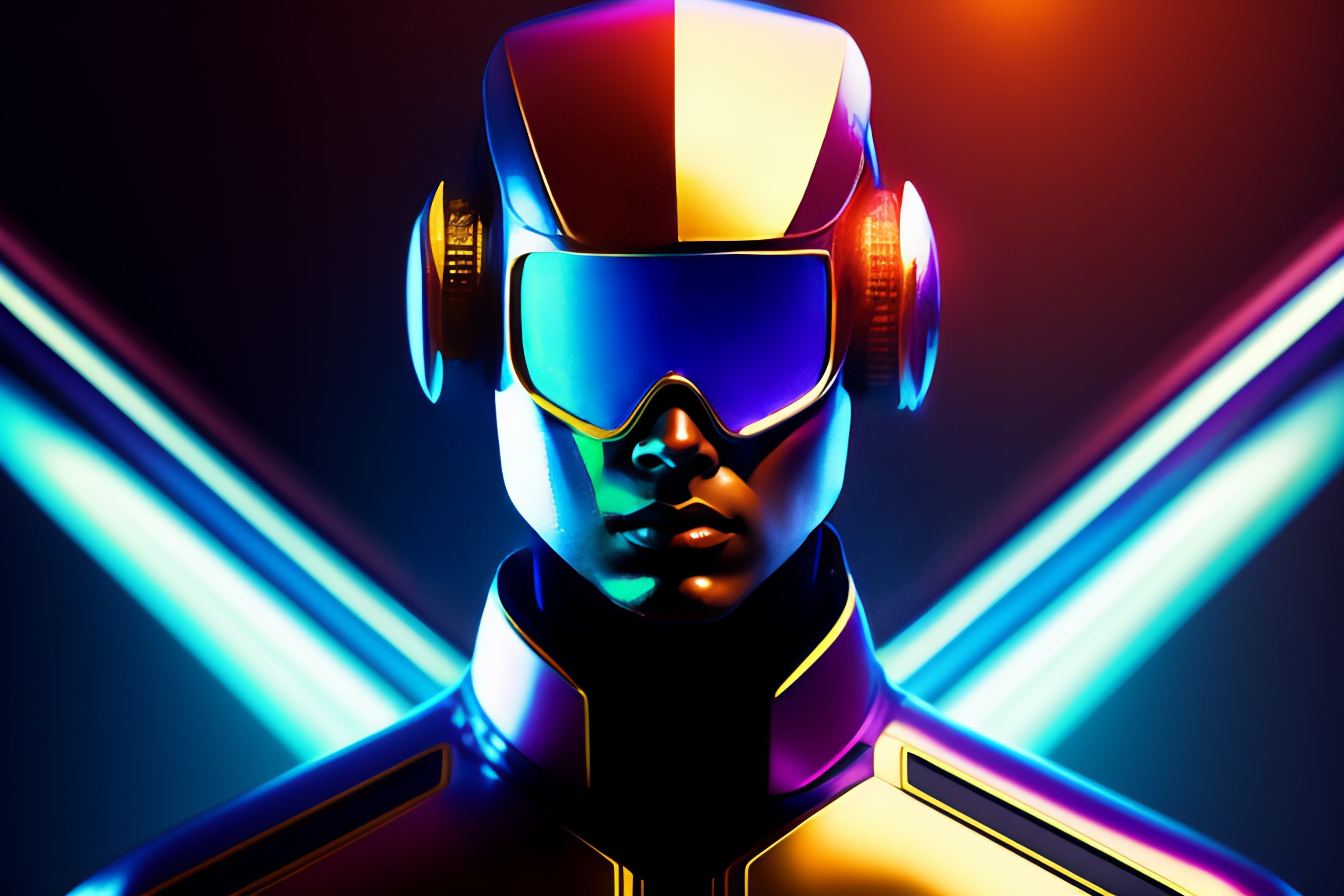 Lexica - Futuristic shapes, album cover, lsd, art, trippy, Portrait of ...