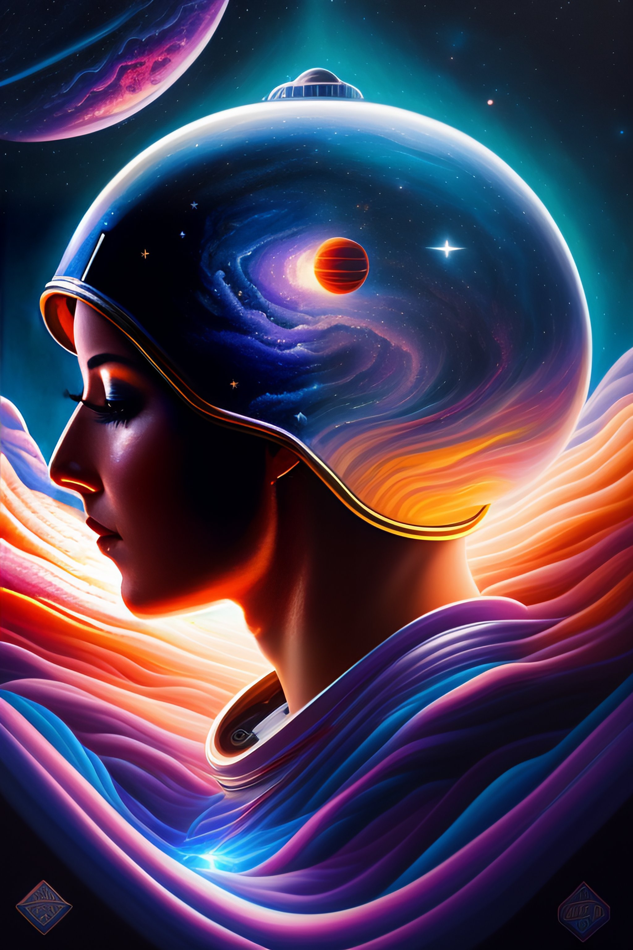 Lexica - Spaceman superhero isometric scifi astral spirit space journey ...