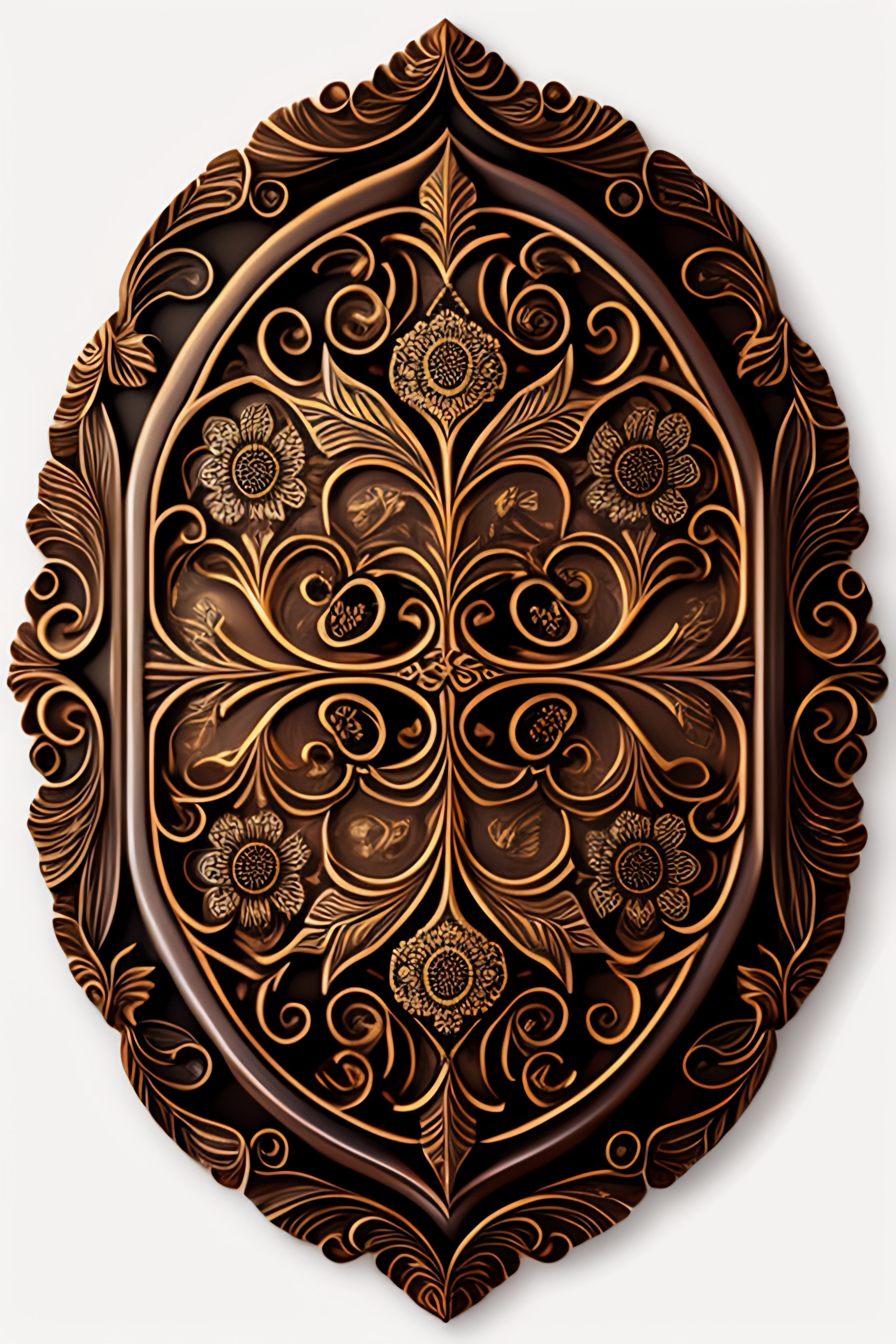 Lexica - Beautiful symmetrical decorative ornament with classical ...