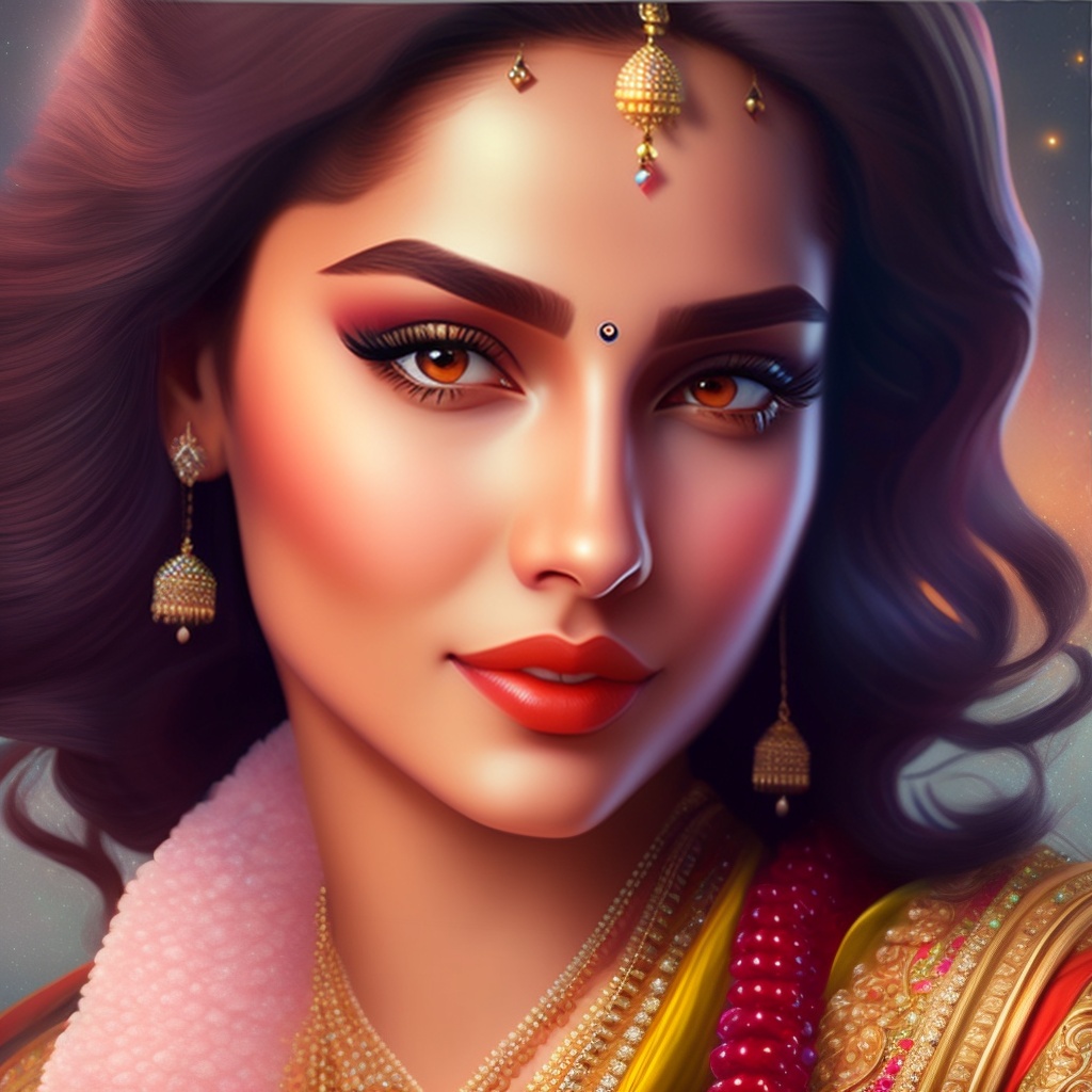 Lexica - Make her bollywood queen