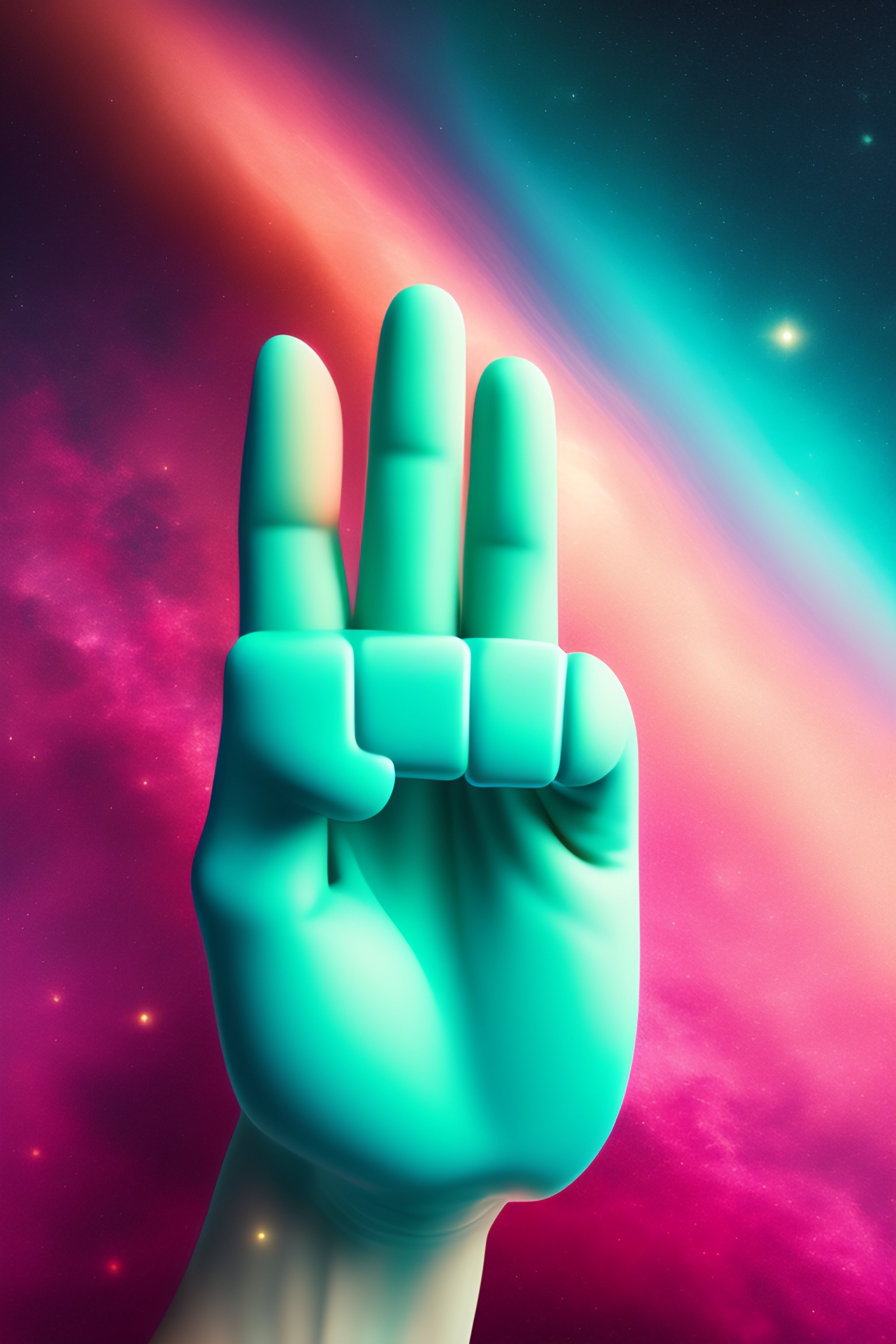 Lexica - Hand showing thumbs up