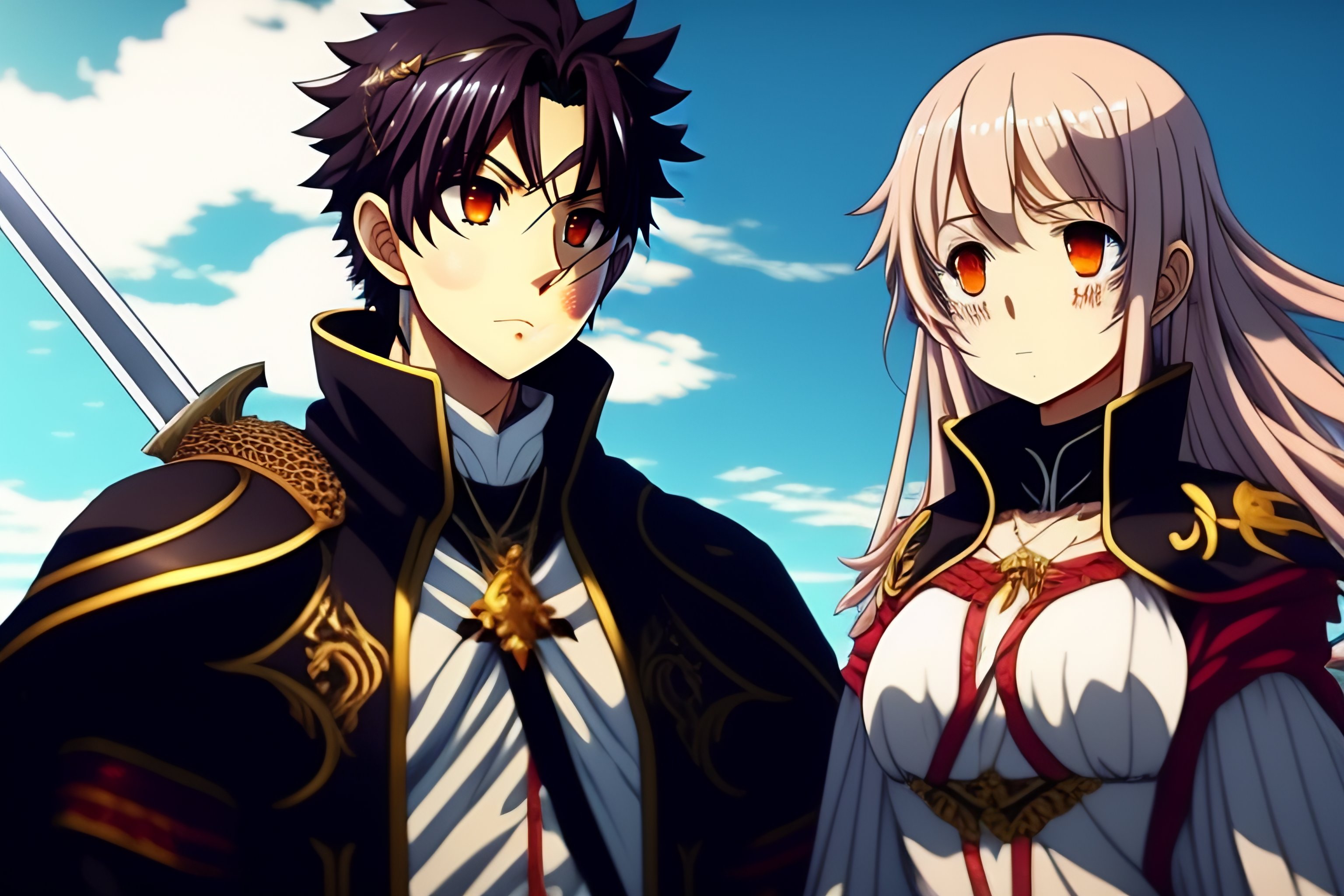 Anime People With Swords