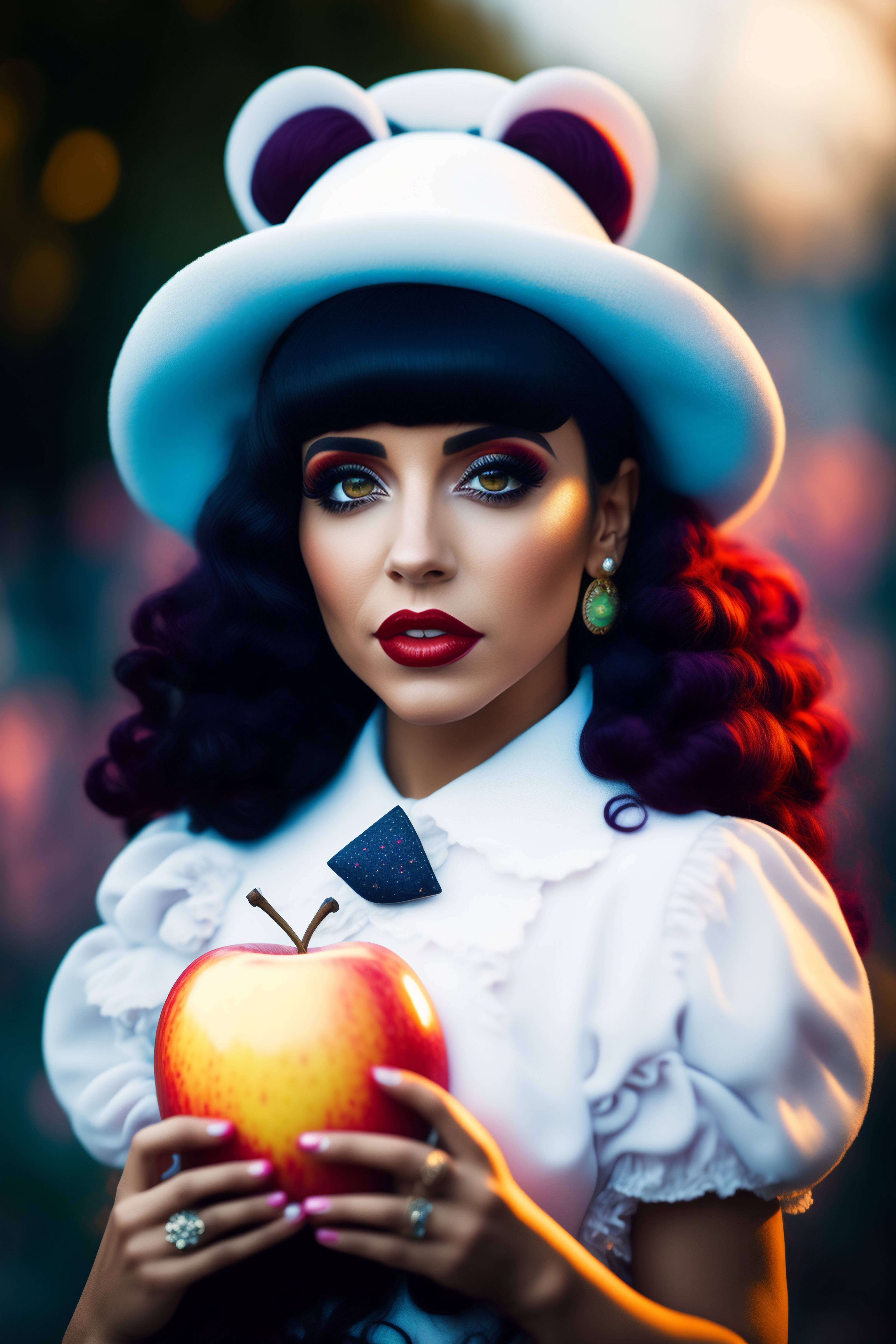 Lexica - Melanie Martinez witch of the night spells apple demons