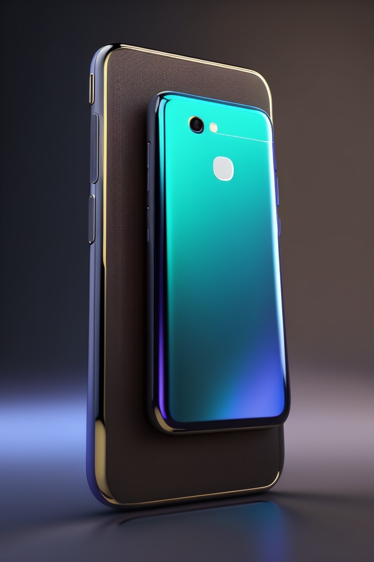 Lexica - High-quality render of a modern smartphone on a white ...