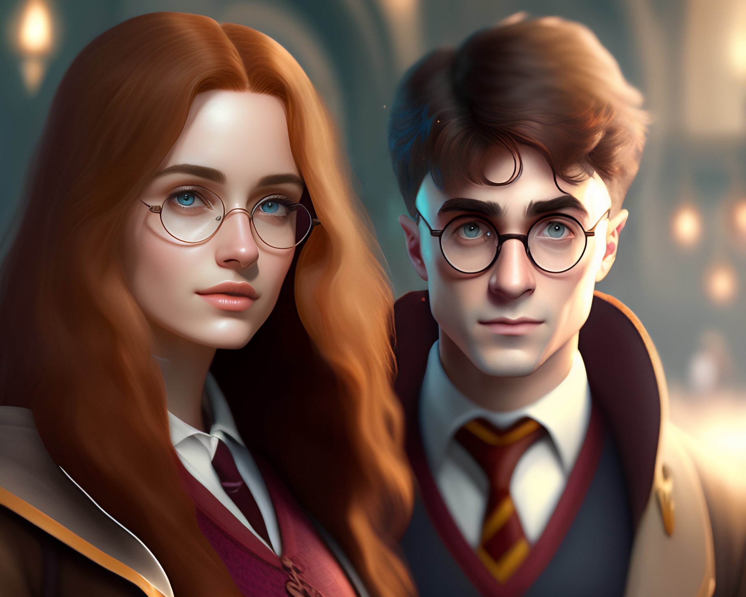 Lexica - Harry Potter loves Hermionne,super highly detailed ...