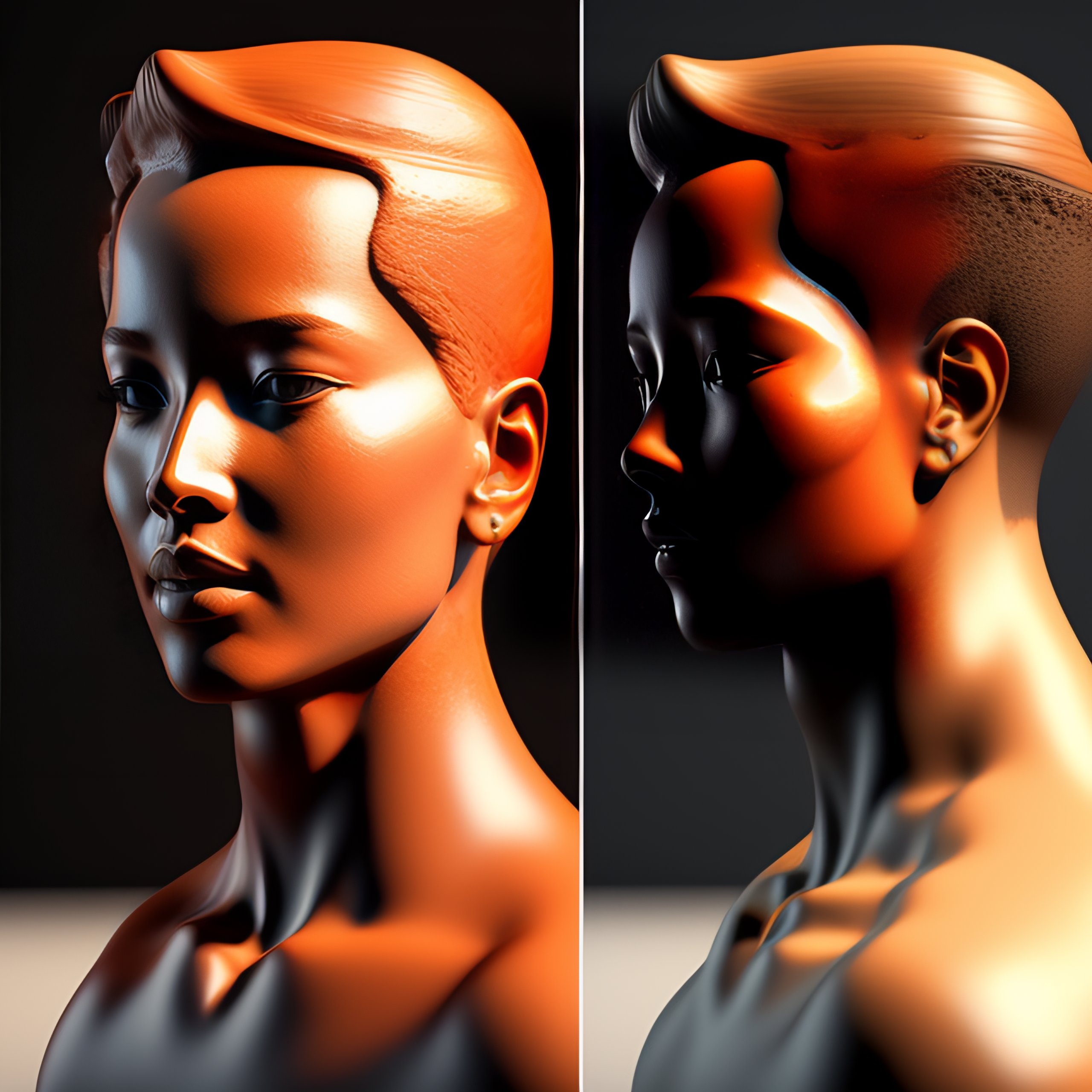 Lexica - 3d clay profile realistic