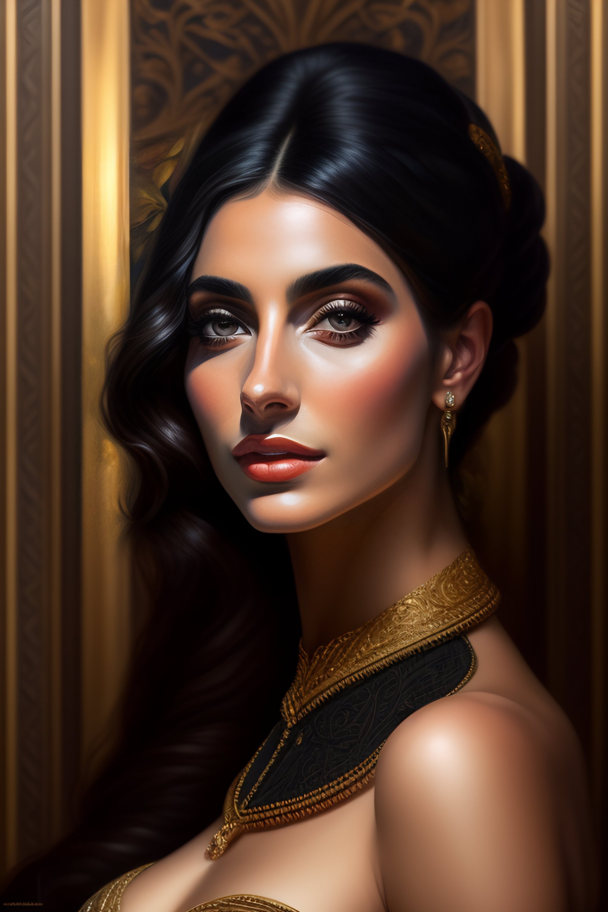 Lexica - Nyvi Estephan, realistic detailed, beautiful gorgeous, black ...