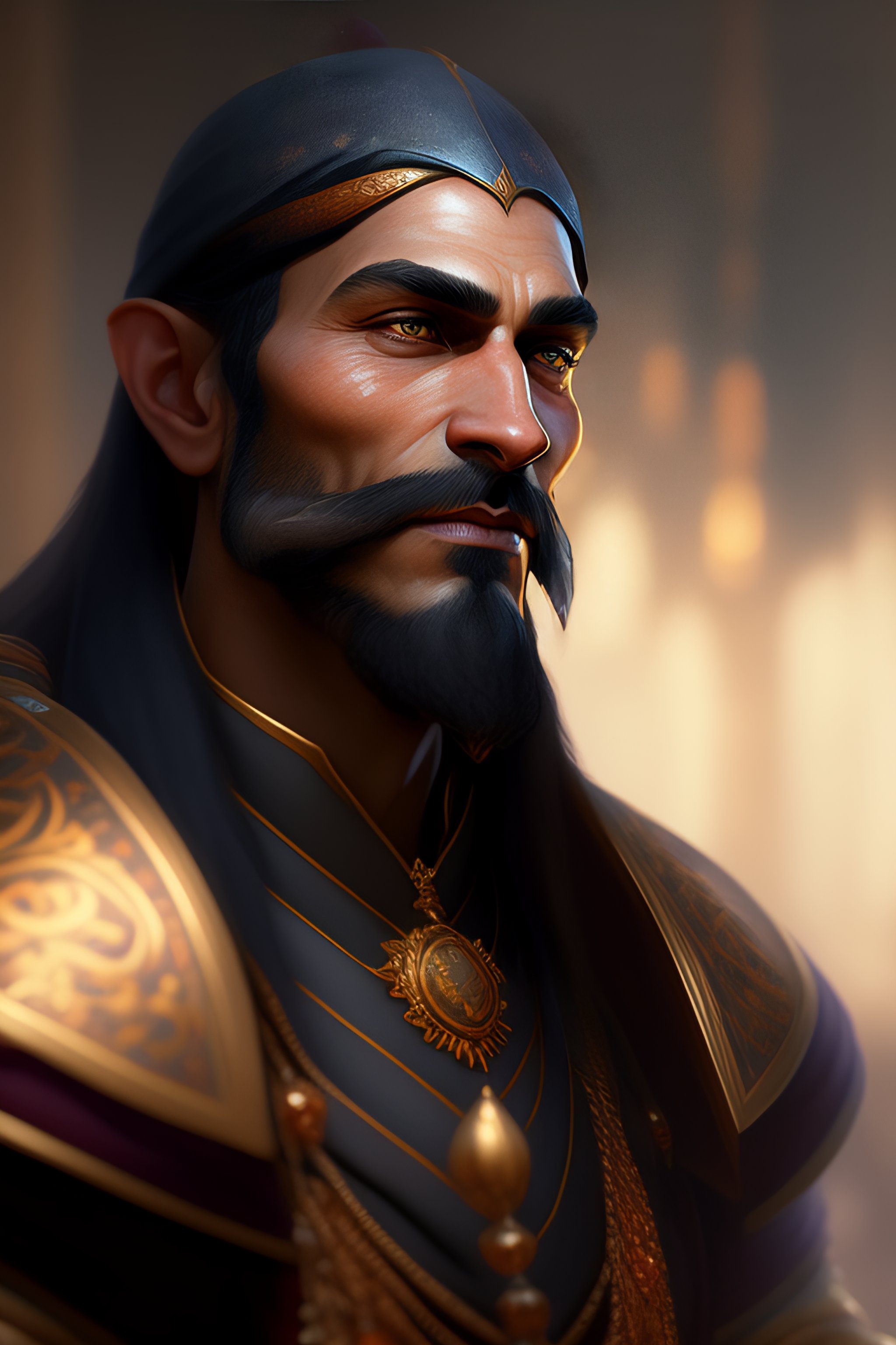 Lexica - A detailed portrait of a Tenakth by justin gerard and greg ...