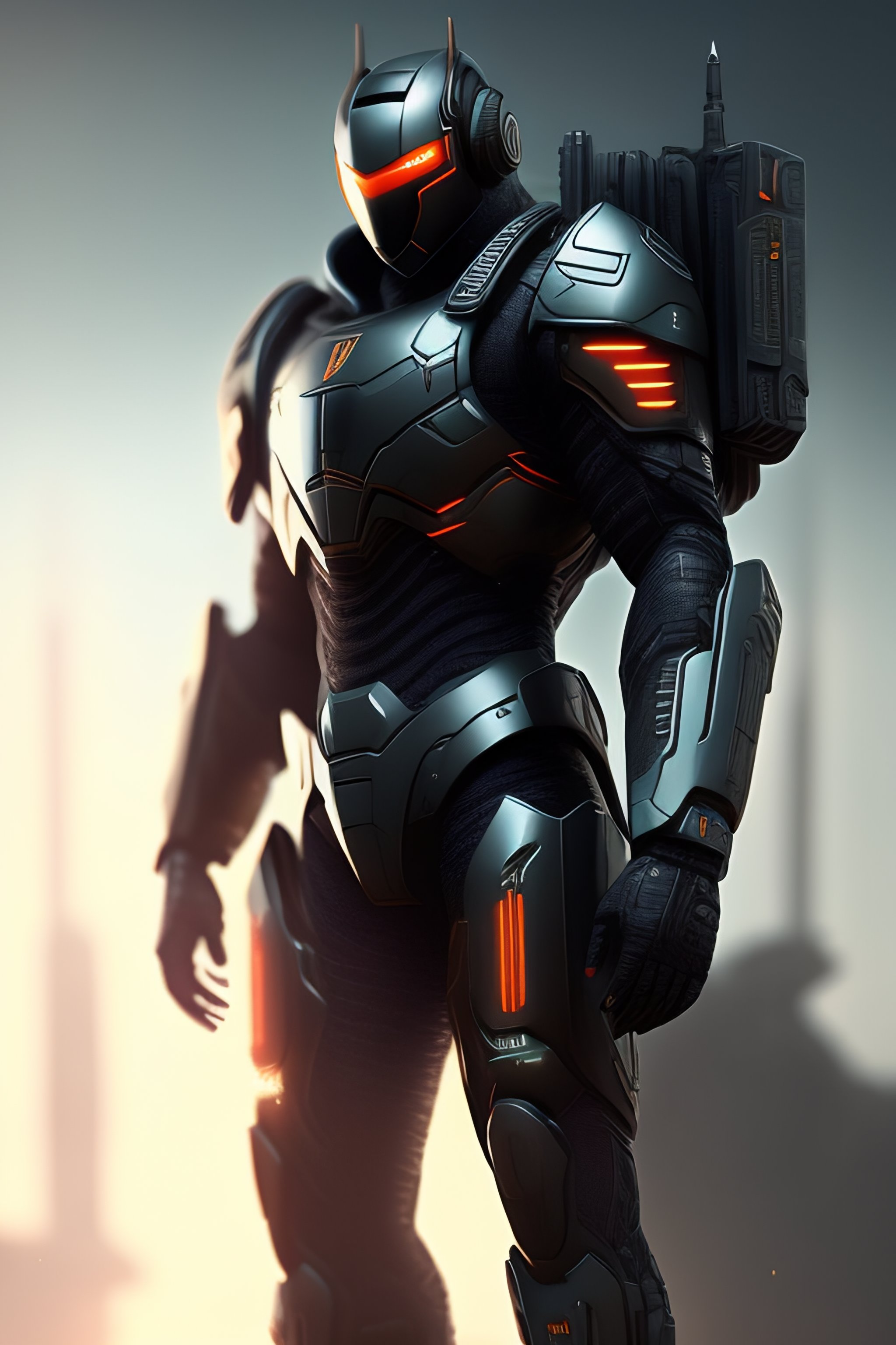 Lexica - Cybernetic soldier, advanced prosthetics, armed with energy ...