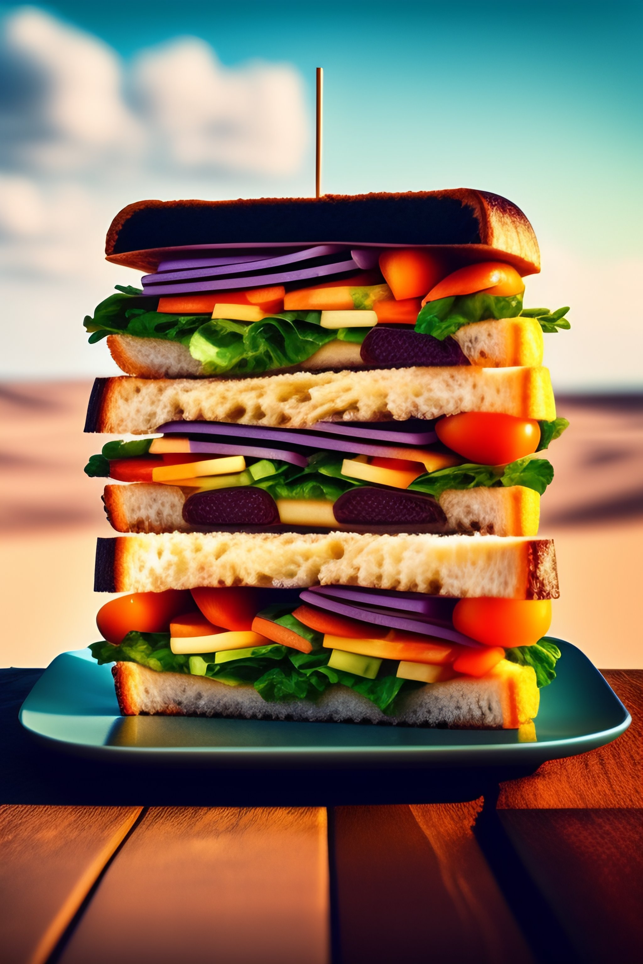 Lexica - Very weird sandwich, delicious, surreal, funny