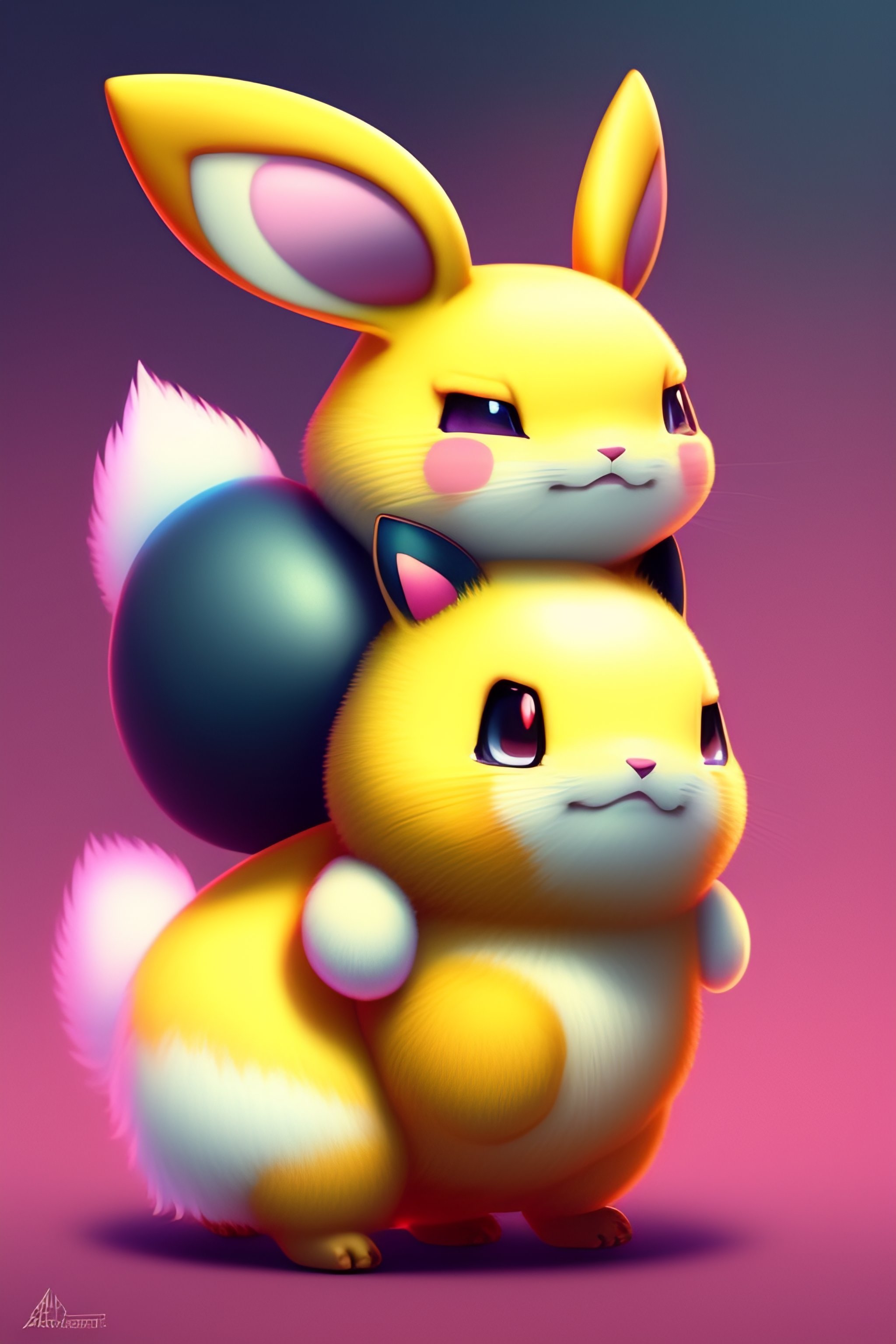 Lexica - CUTE AND ADORABLE CARTOON FLUFFY pokemon, FANTASY, DREAMLIKE ...