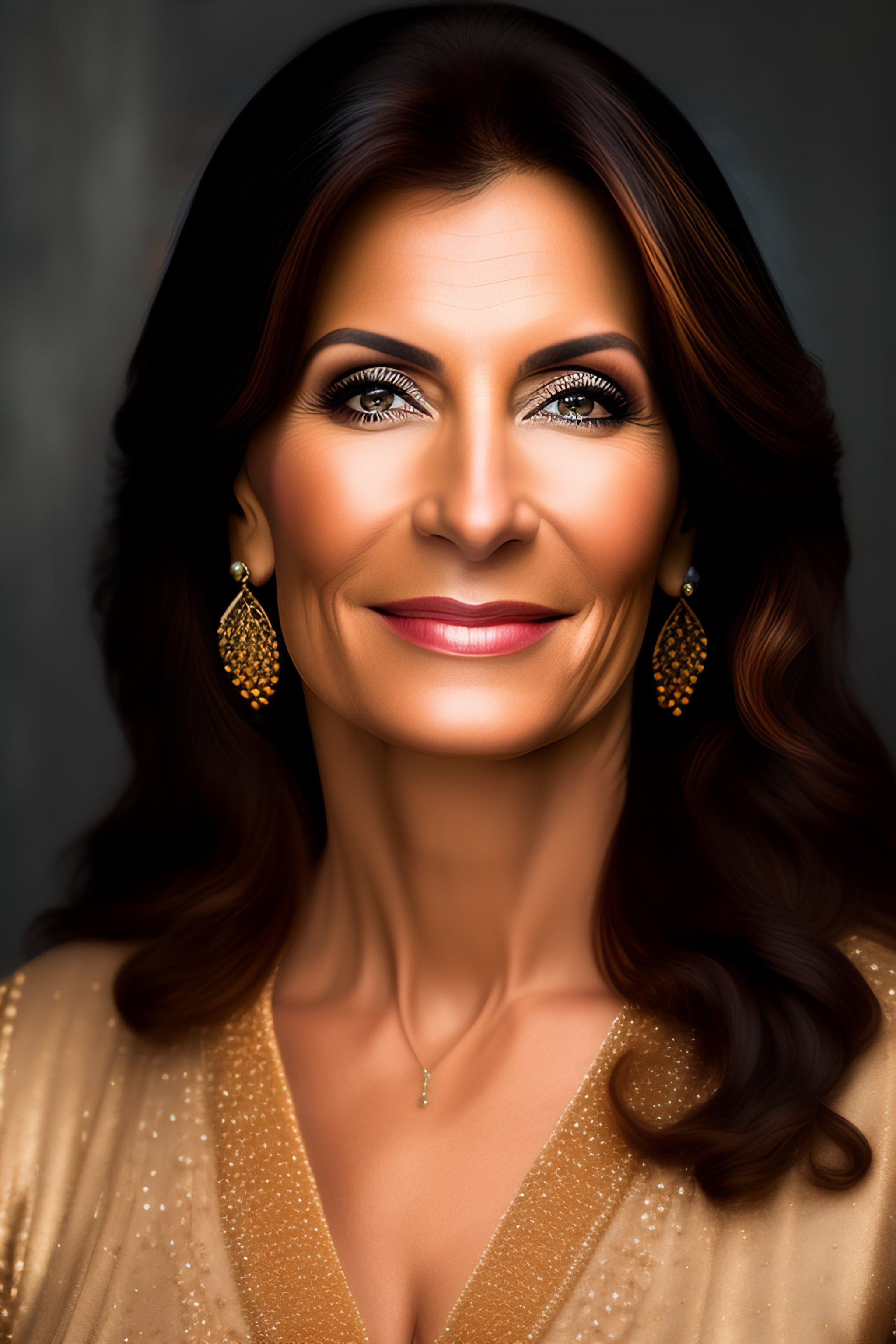 Lexica - Female, 50 years old, Russian, brown eyes