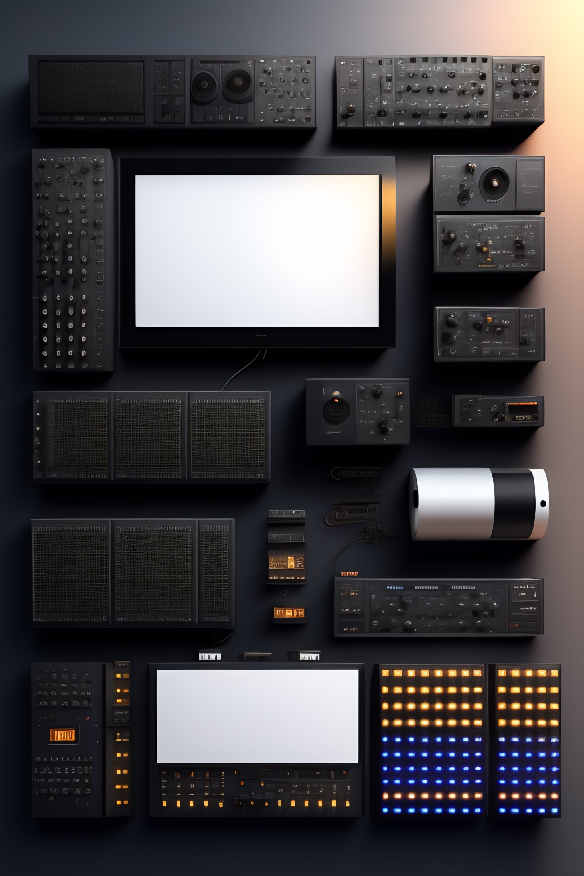 Lexica - Knolling: Projectors and screens, Sound systems, Video cameras ...