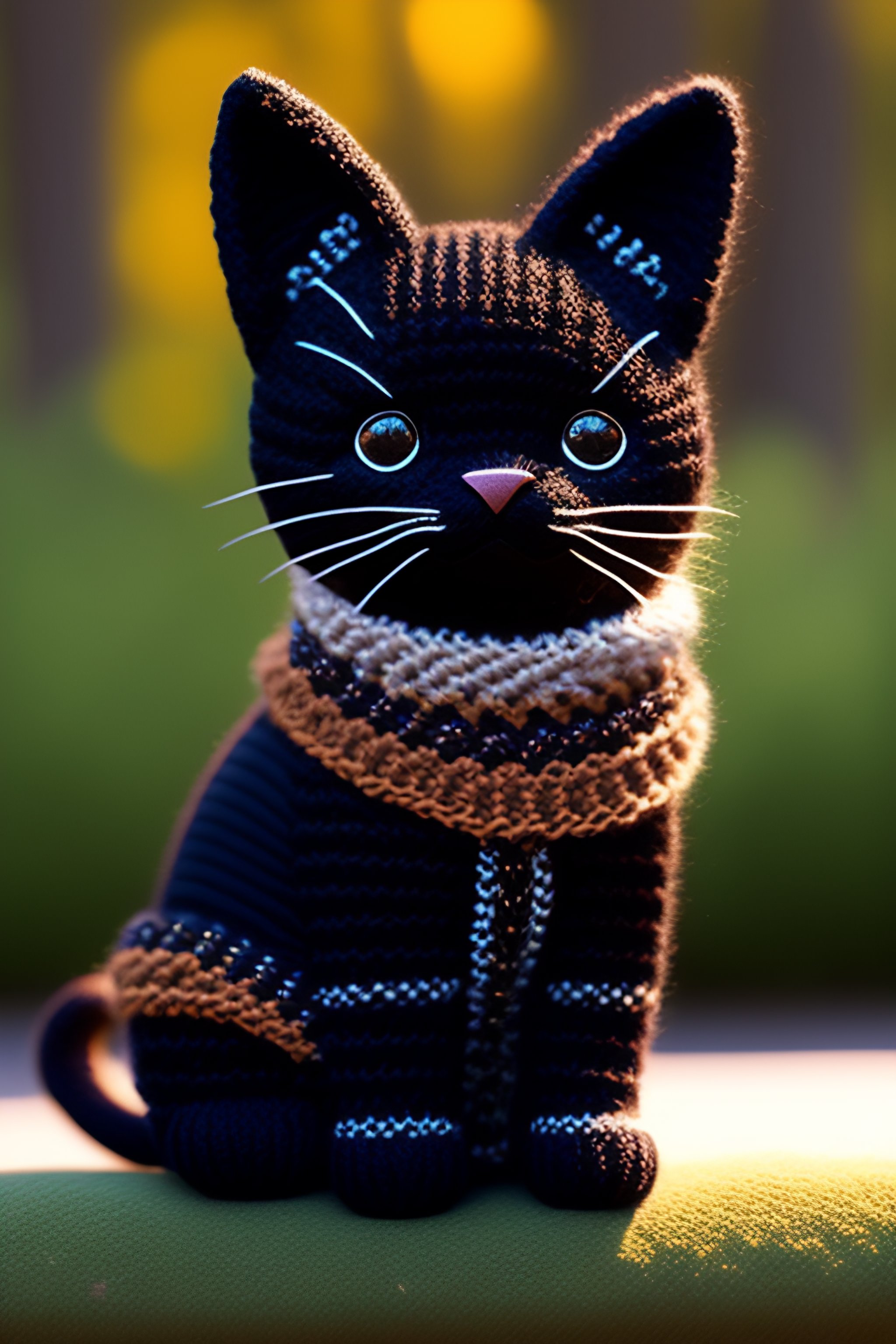 Lexica - Gothic kitty knitted