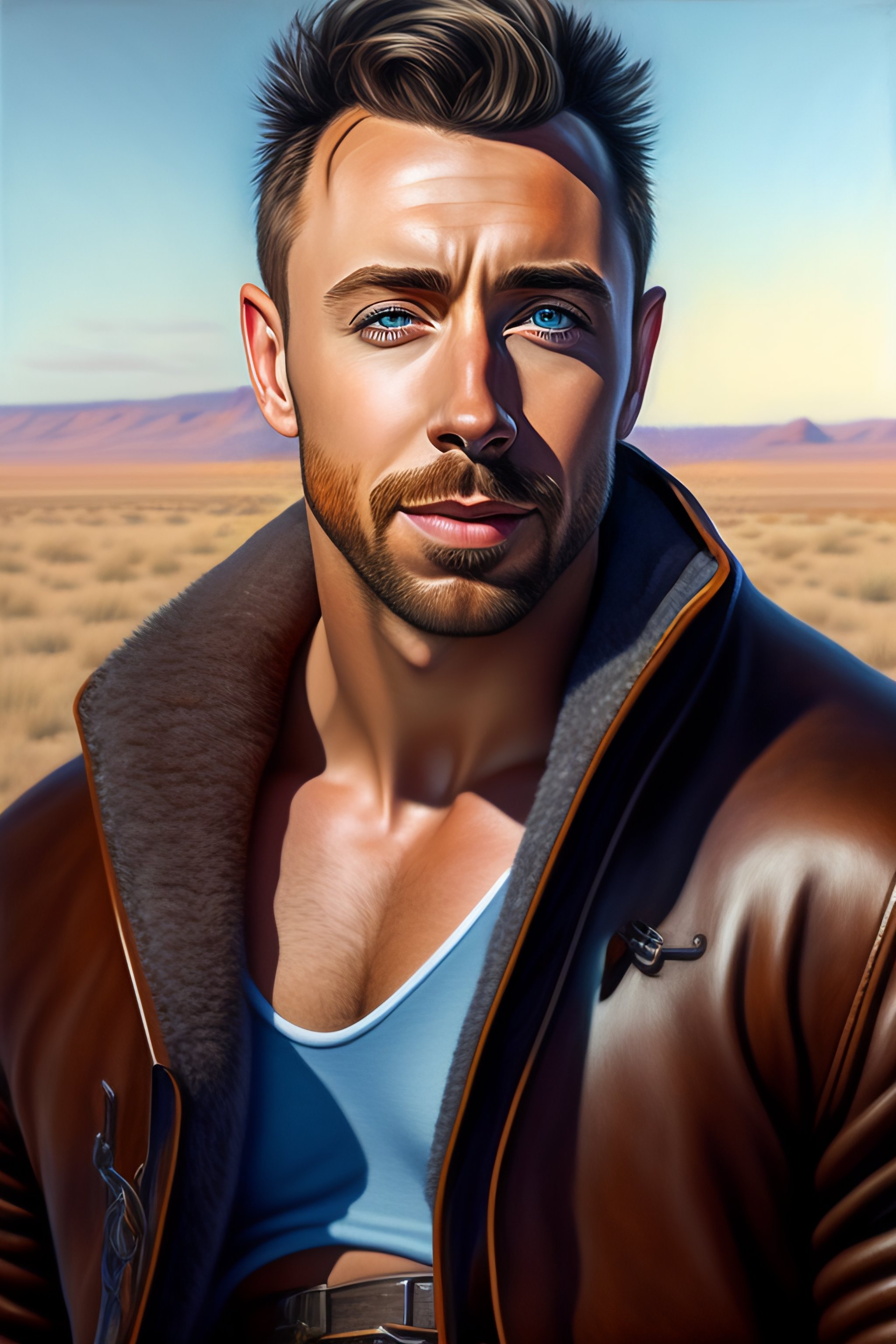 Lexica - Peter Hollens, mad max jacket, renaissance, cables on his body ...