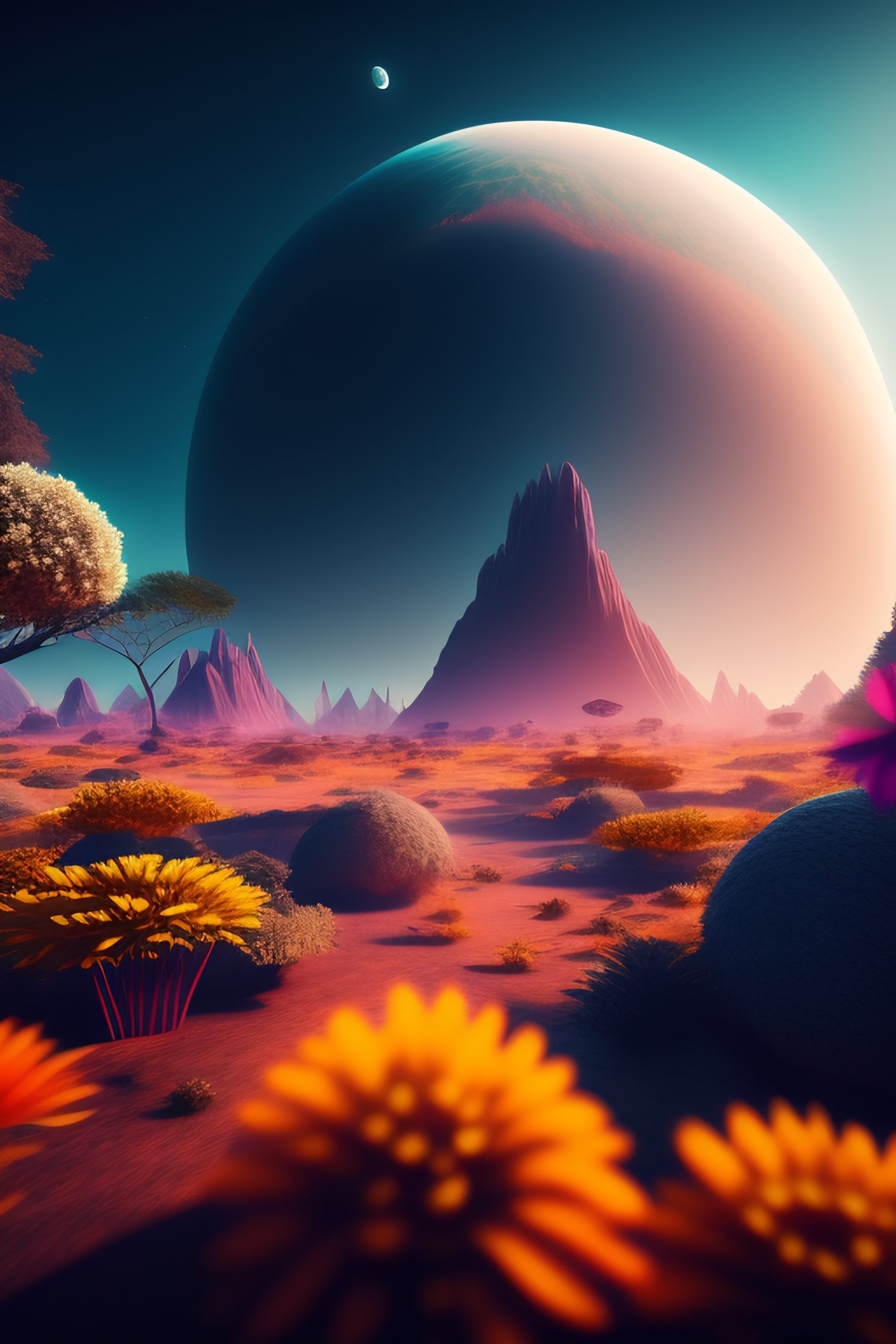 Landscape Planets With Life