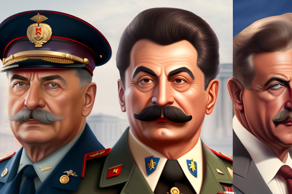 Lexica - World war two in berlin, and stalin standing next to each ...
