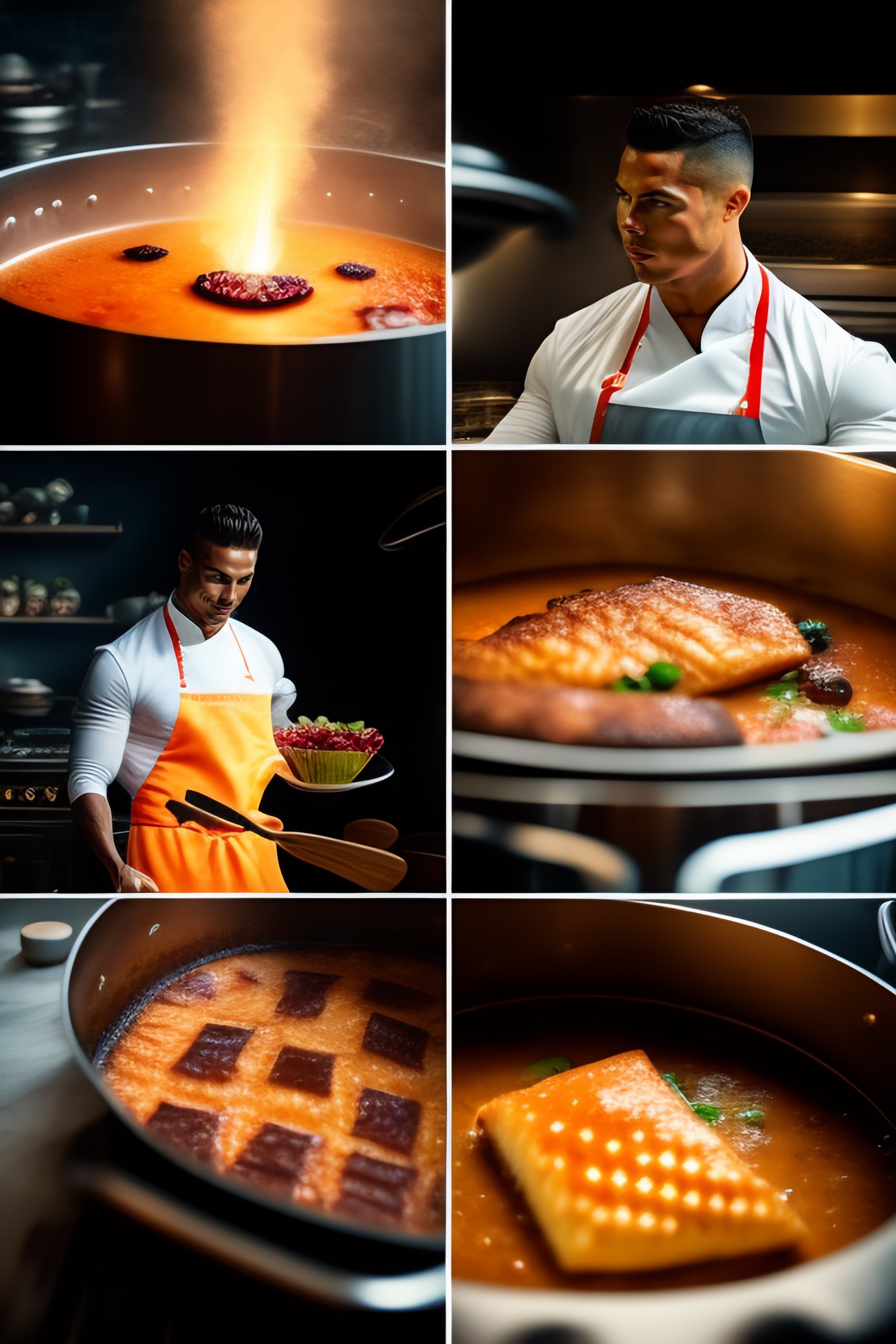 Lexica - Ronaldo cooking