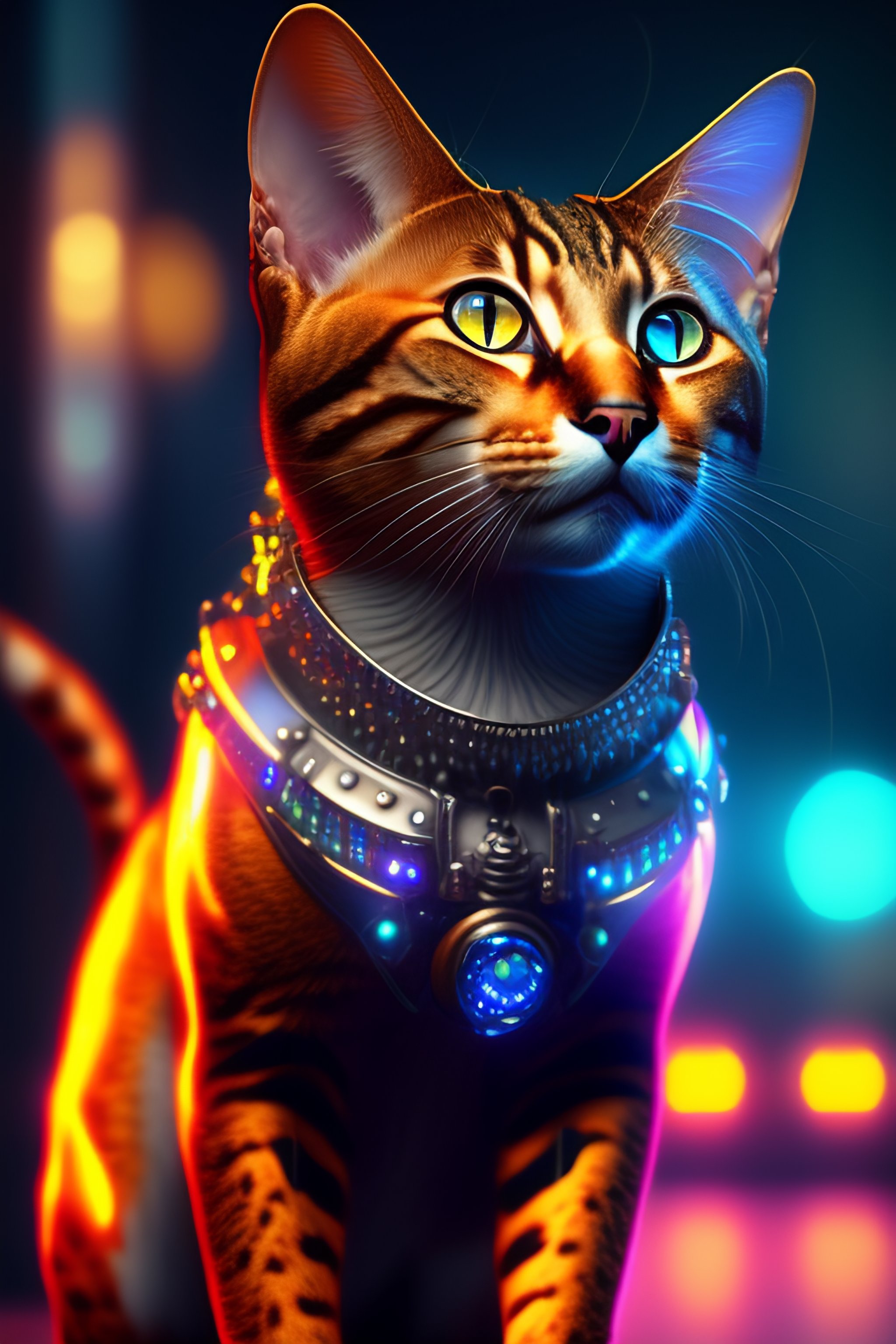 Lexica - A cyborg cat of the apocalypse, part mechanical cat ...