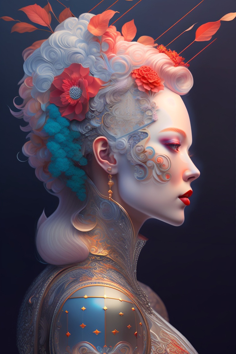 Lexica - The anatomy of a human head made of domino pieces and shets ...