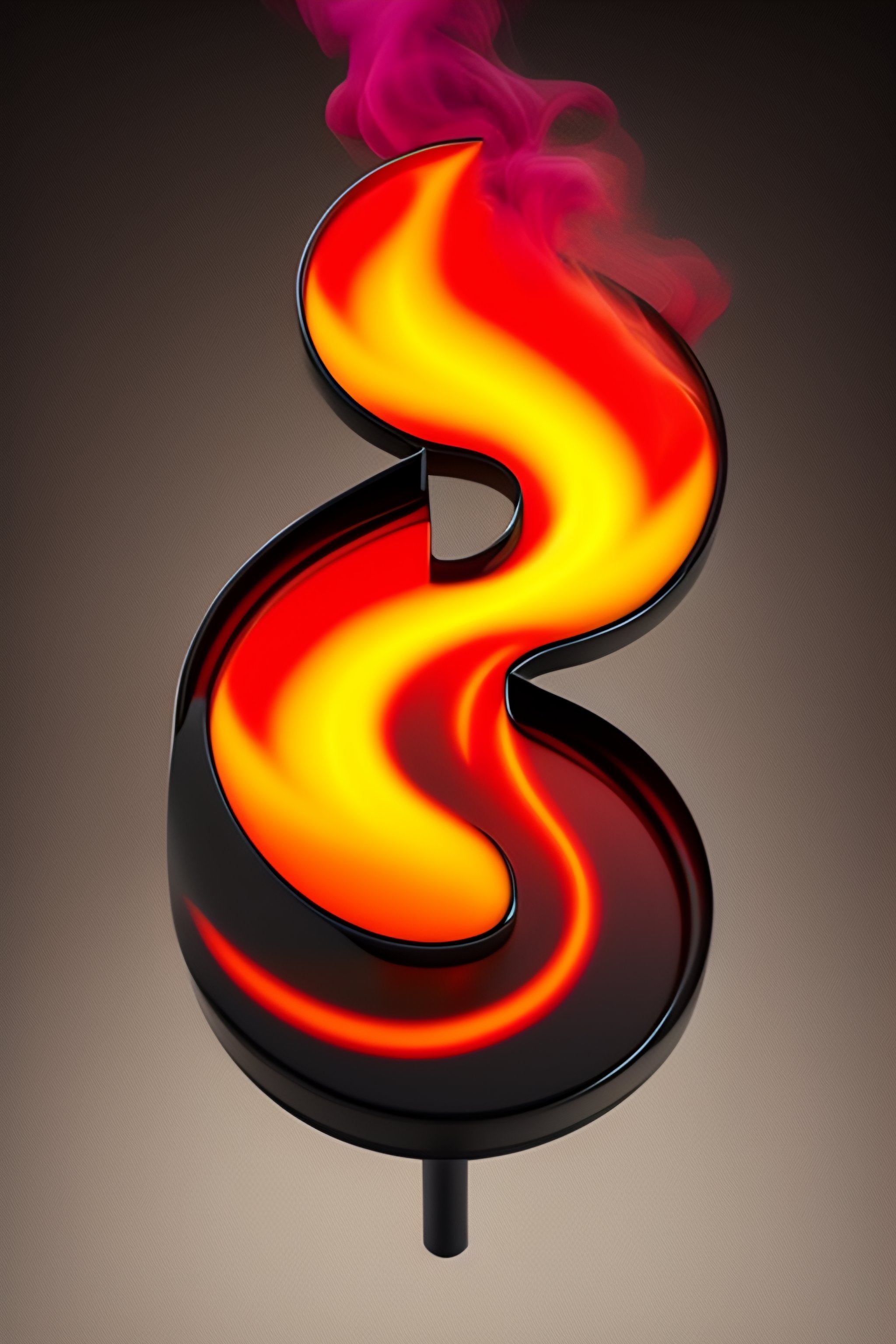 Lexica - Brand identification symbol for a flaming bat smoke cloud ...