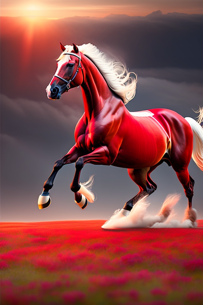 Lexica - And another horse came out, a red one; and it was granted to ...