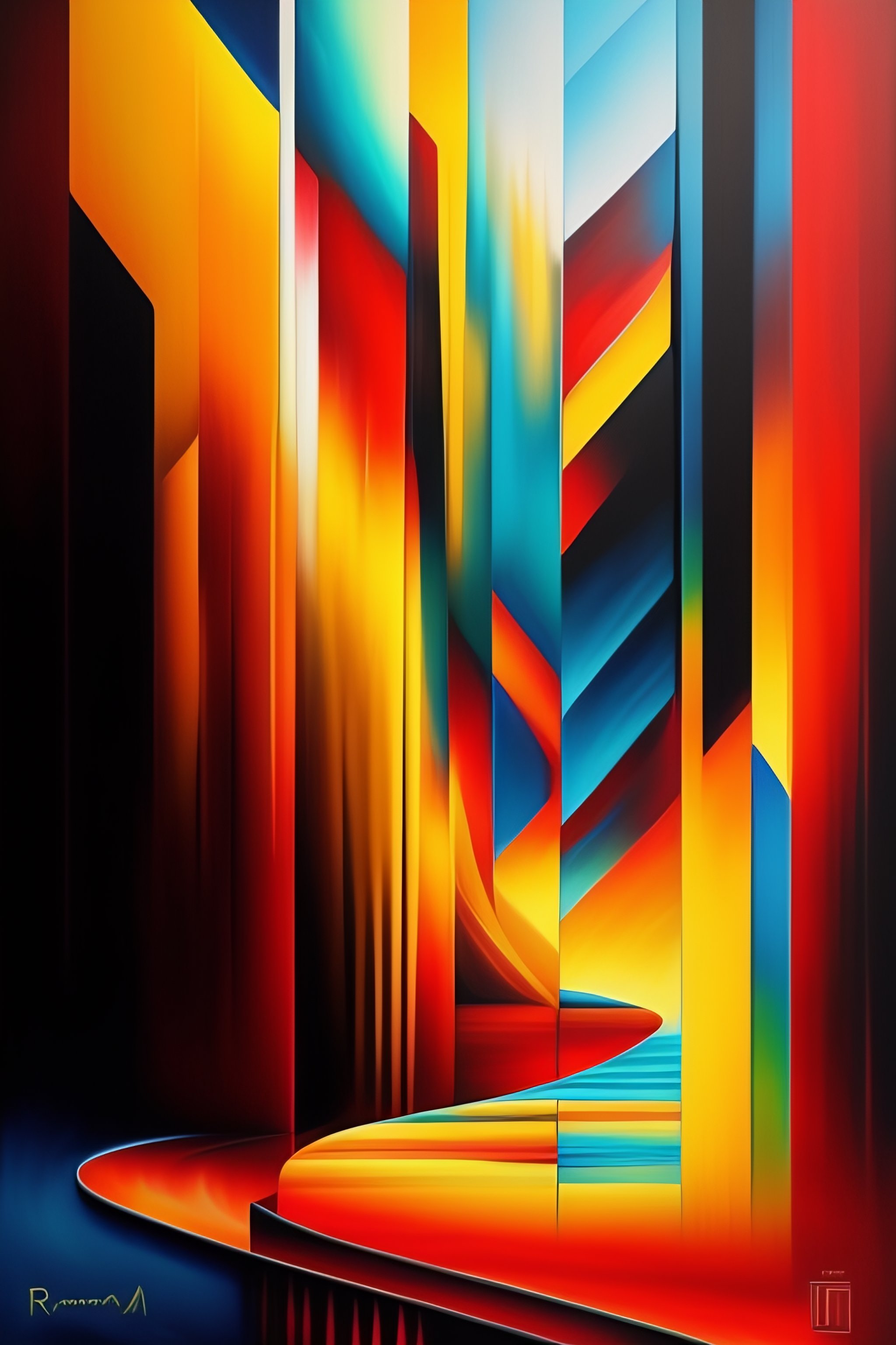 Lexica - Diseñar un cuadro abstracto con el estilo del pintor español ...