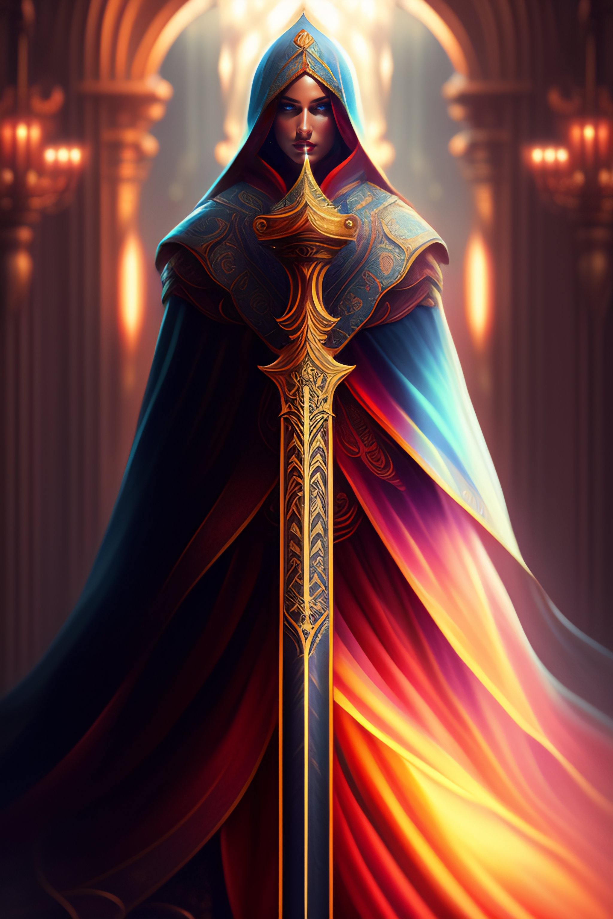 Lexica - Symmetry product render poster intense colors classical ...