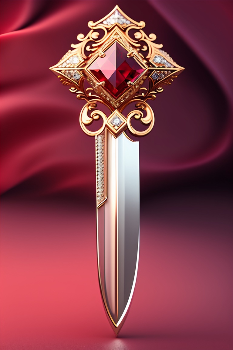 Lexica - Her weapon of choice is a gleaming sword, its blade honed to a ...