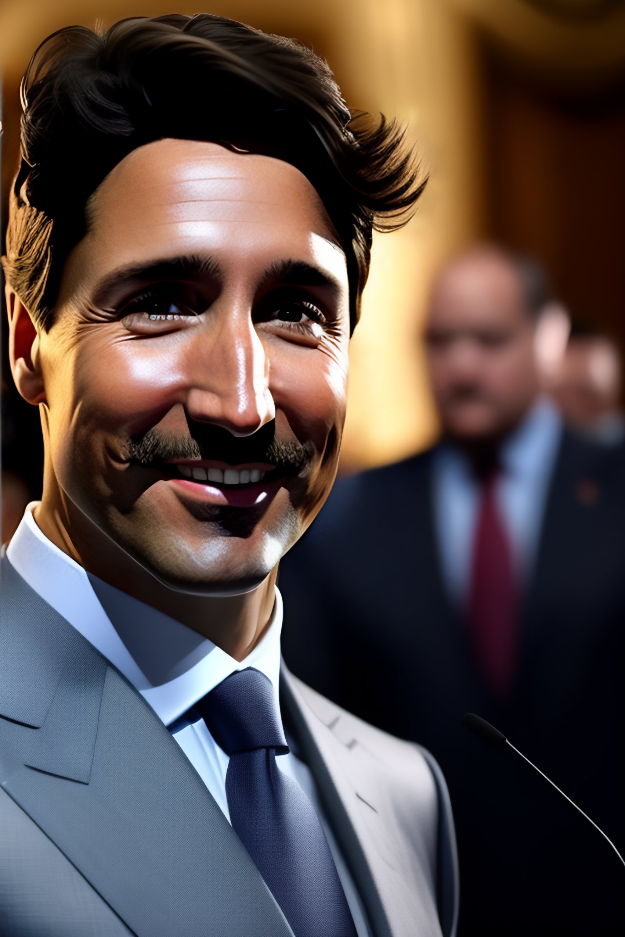 Lexica - Justin Trudeau wearing blackface