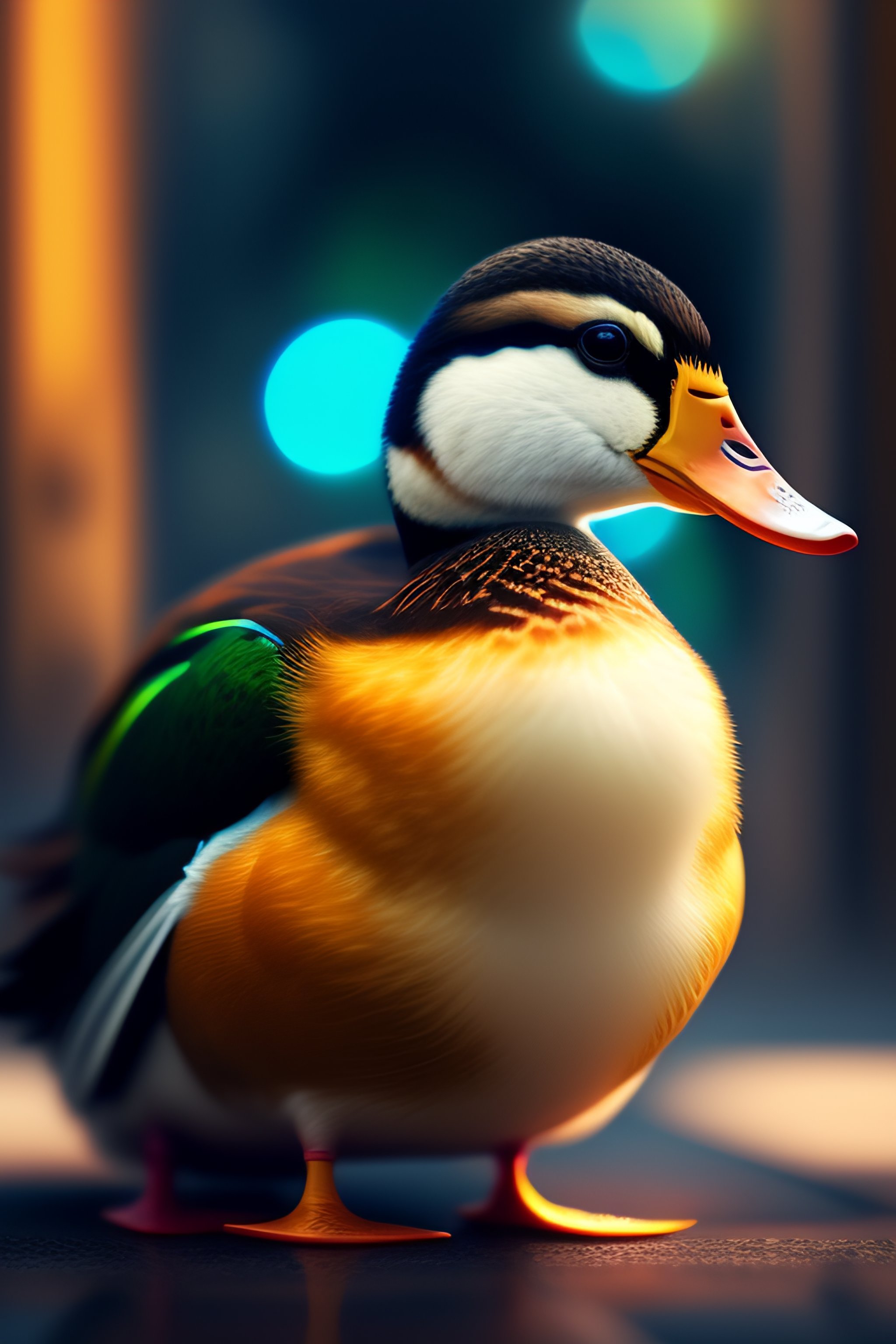 Lexica - A duck as a gatekeeper of the open free internet, cyberpunk ...