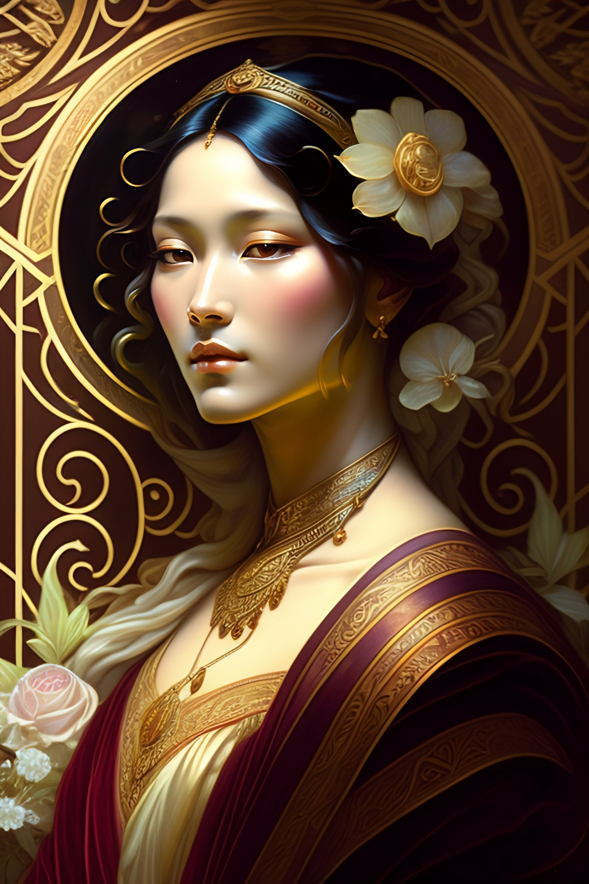 Lexica - A beautiful empress portrait, with a brilliant, symmetrical ...