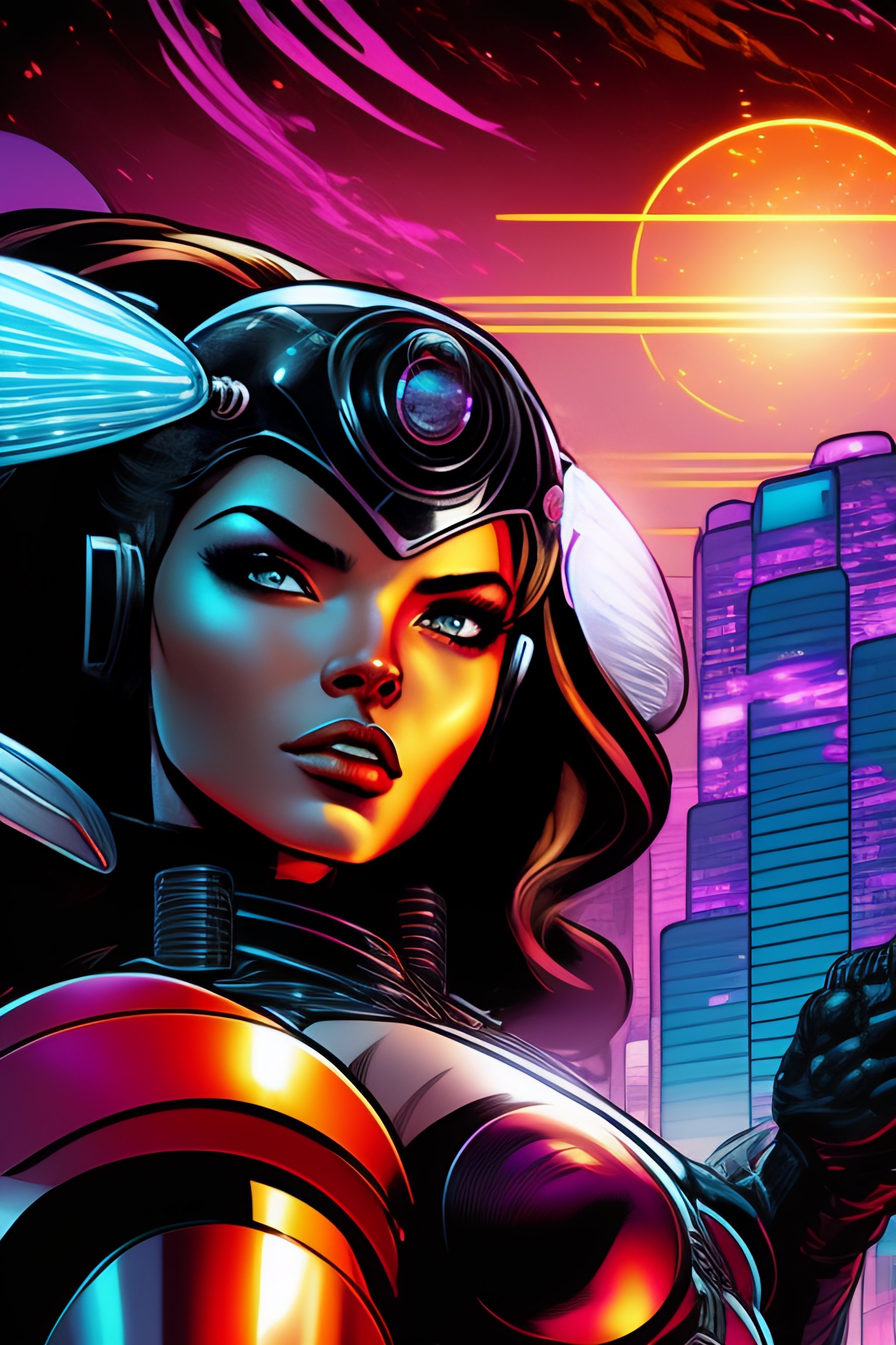 Lexica - A comic book panel about robots taking over the world ...