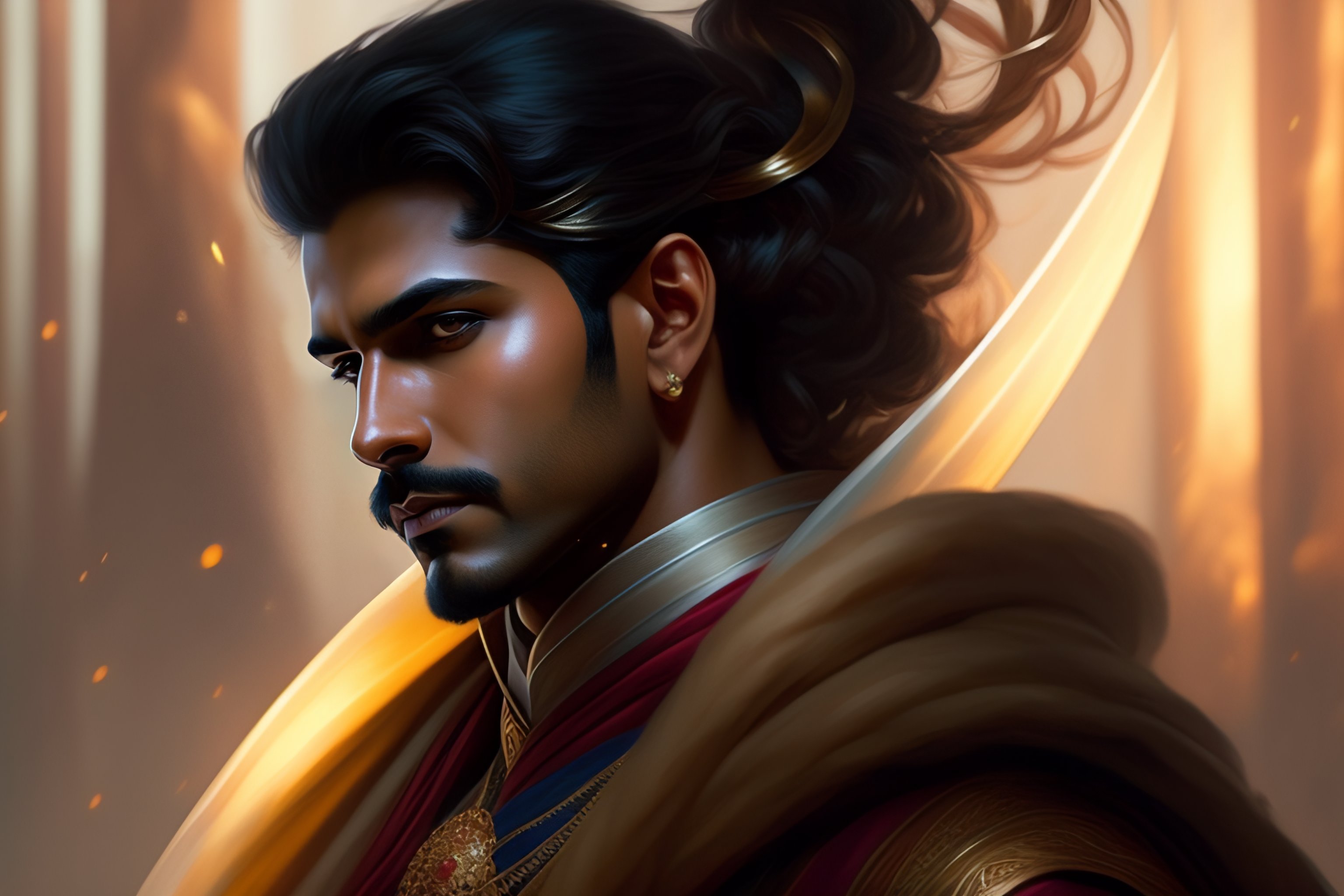 Lexica - Arjun with a bow, a very exotic crossword. intricate, elegant ...