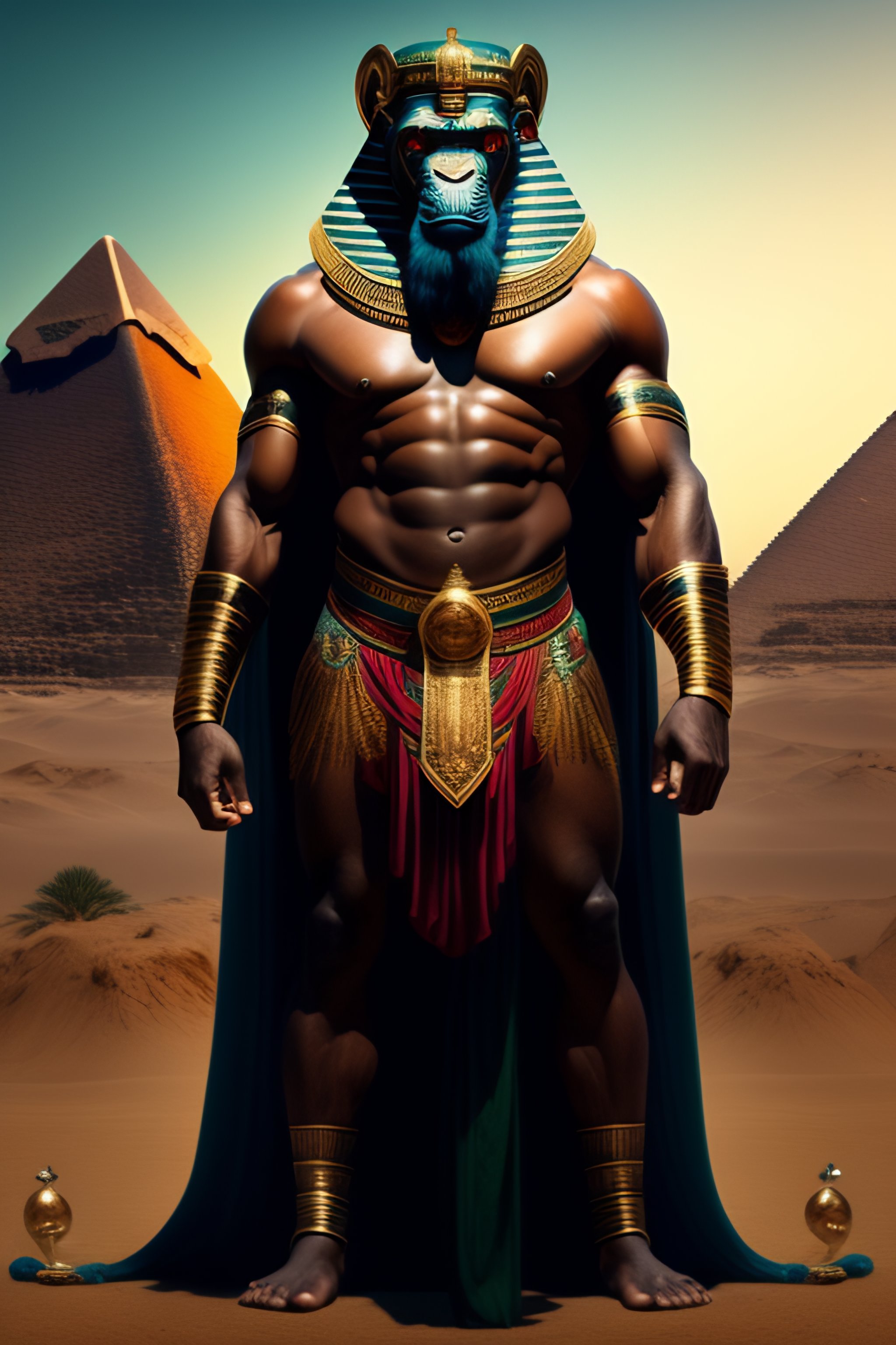 Lexica - An Egyptian god with the head of a cobra and the body of an ape