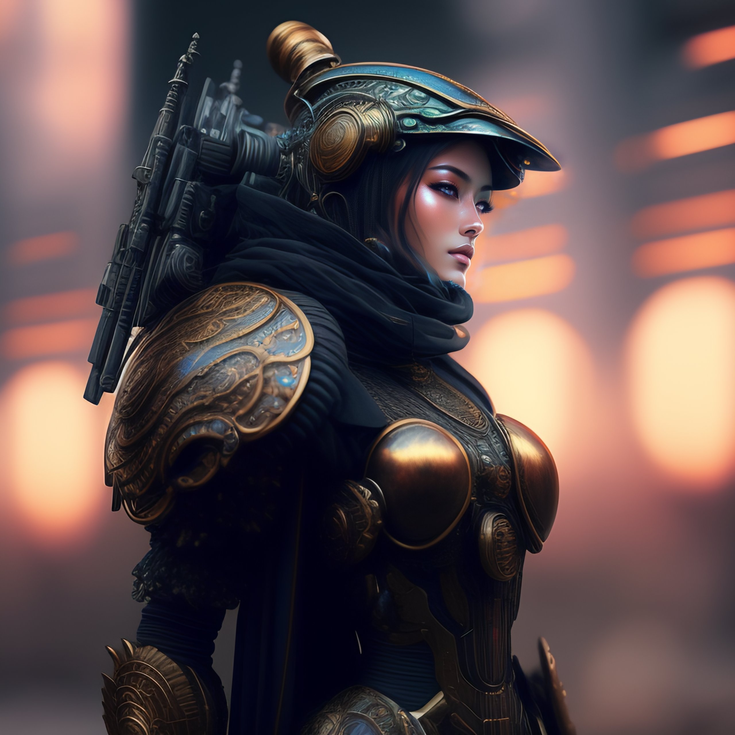 Lexica - A highly detailed long shot photo of mechanical soldier ...