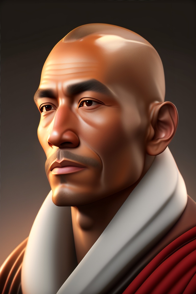 Lexica - Hyper detailed face of a intellectual and mature monk watching ...