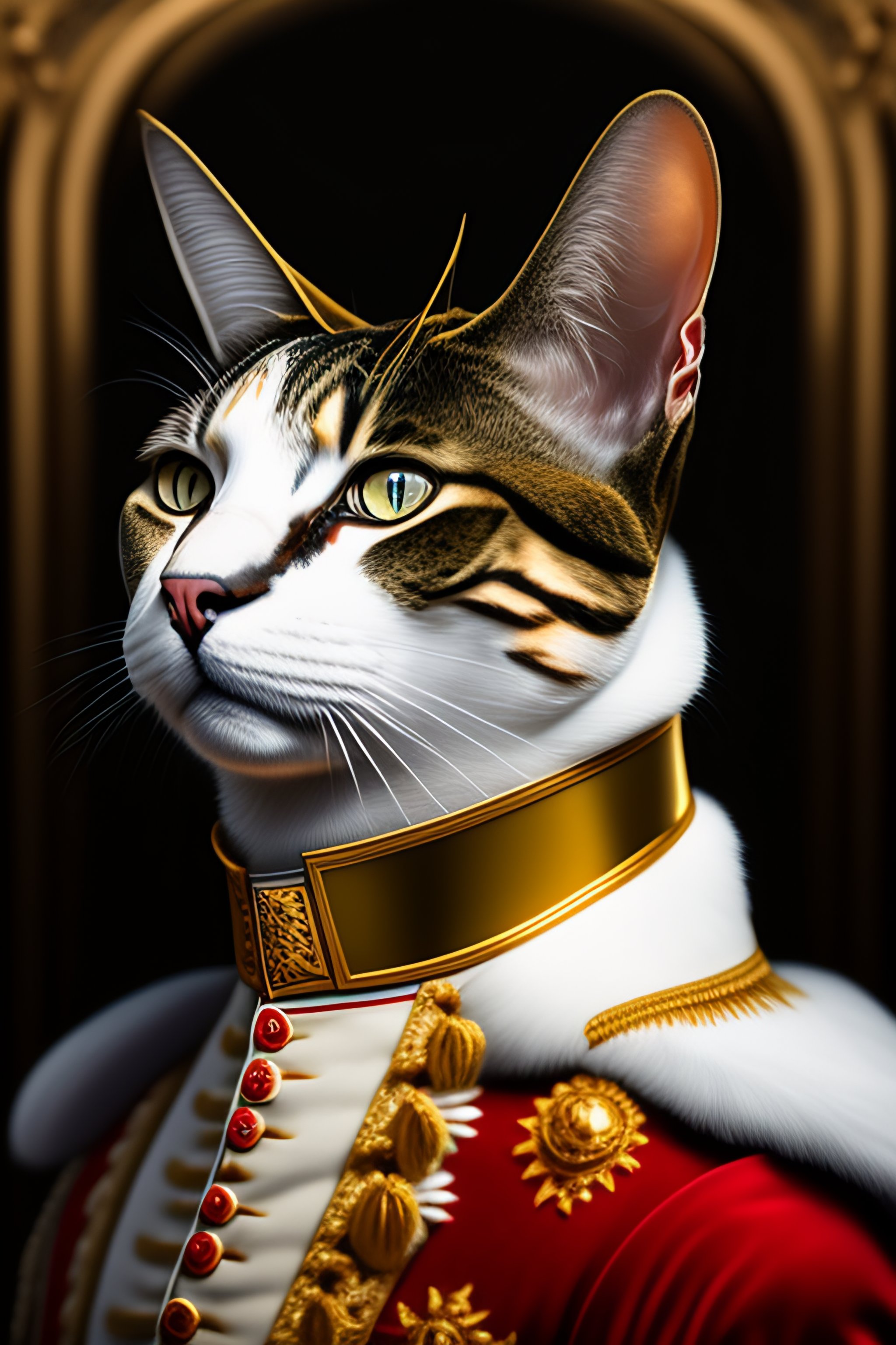 Lexica - Portrait of Napoleon as a Cat