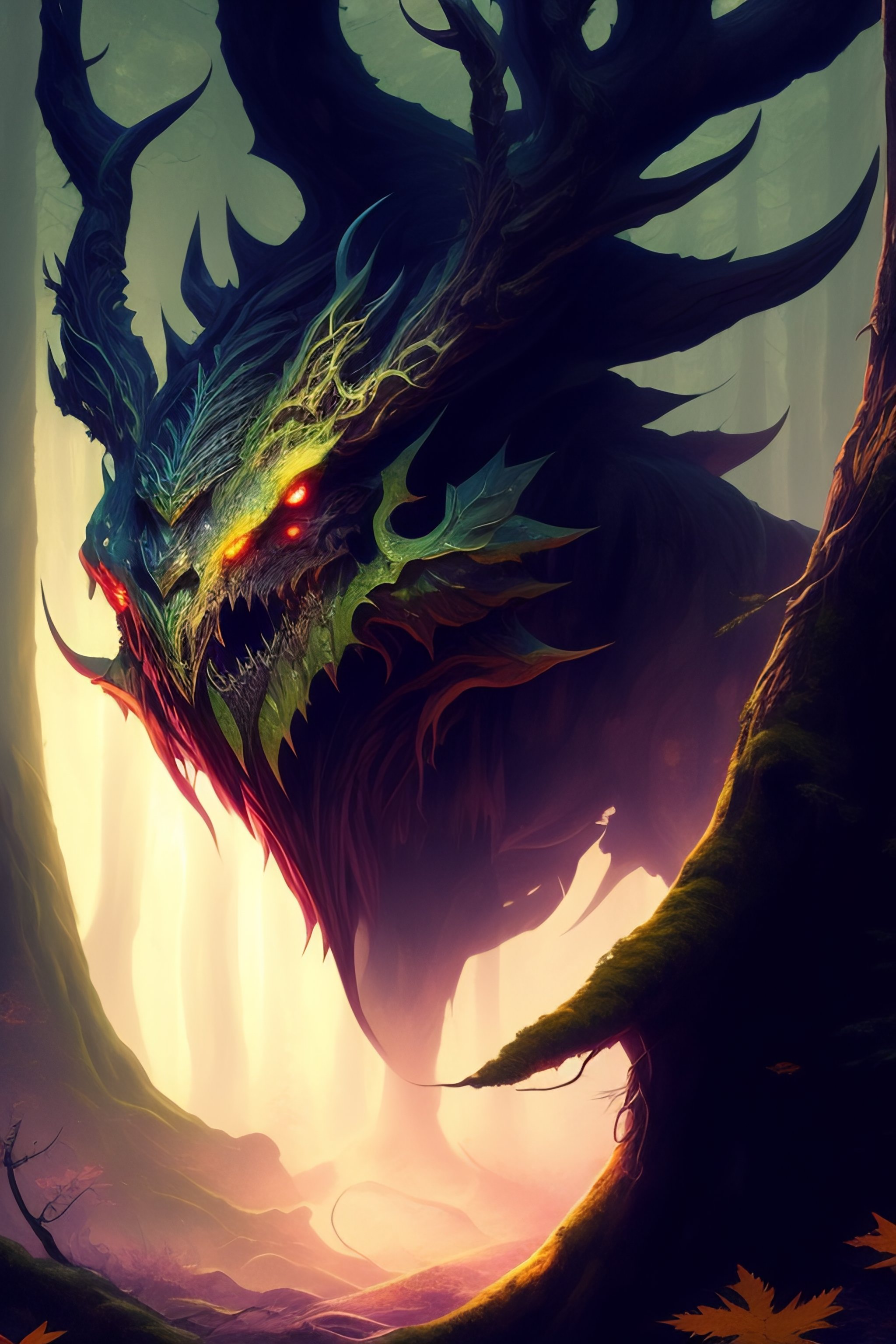 Lexica - Leshens, spriggan, sorceror of the forest, bone head, It was a ...